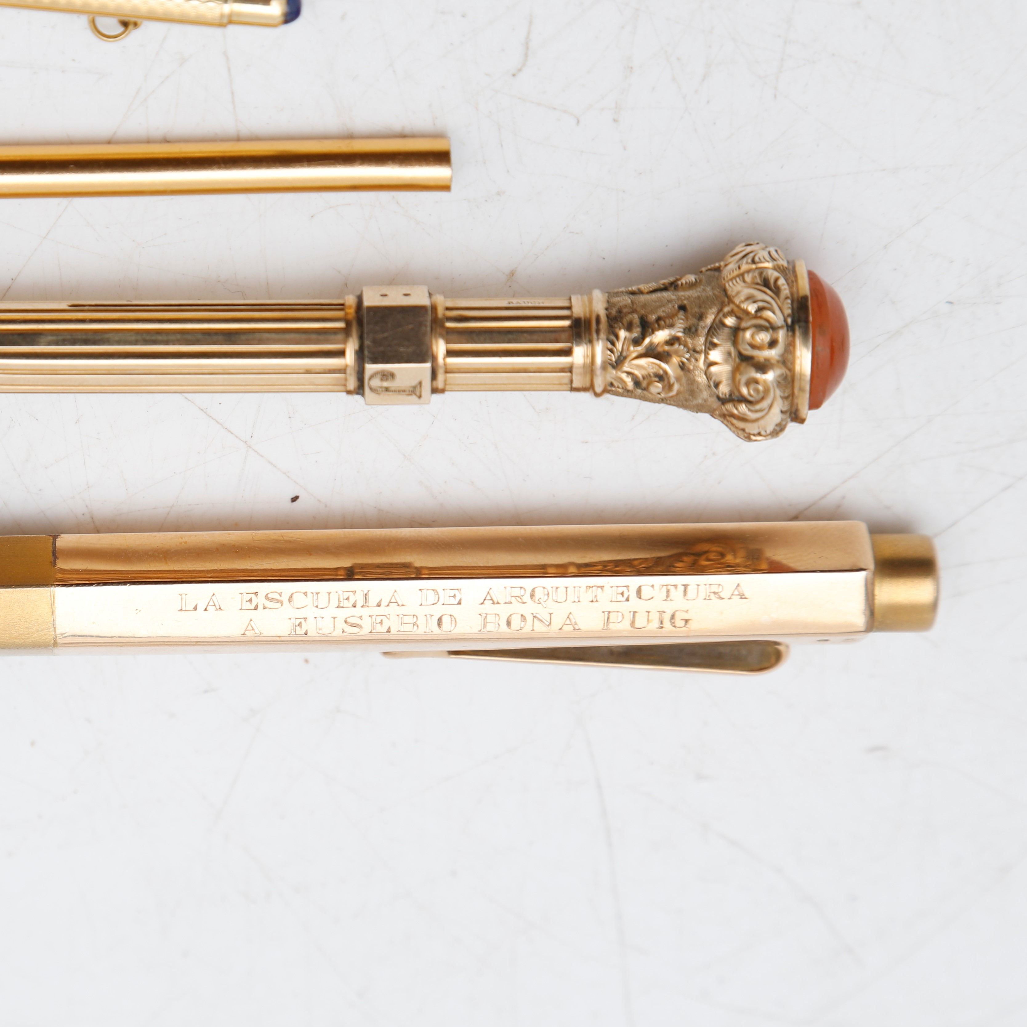 Images for 2453344. Pen pen and mechanical pencil in gold; pencils in ...