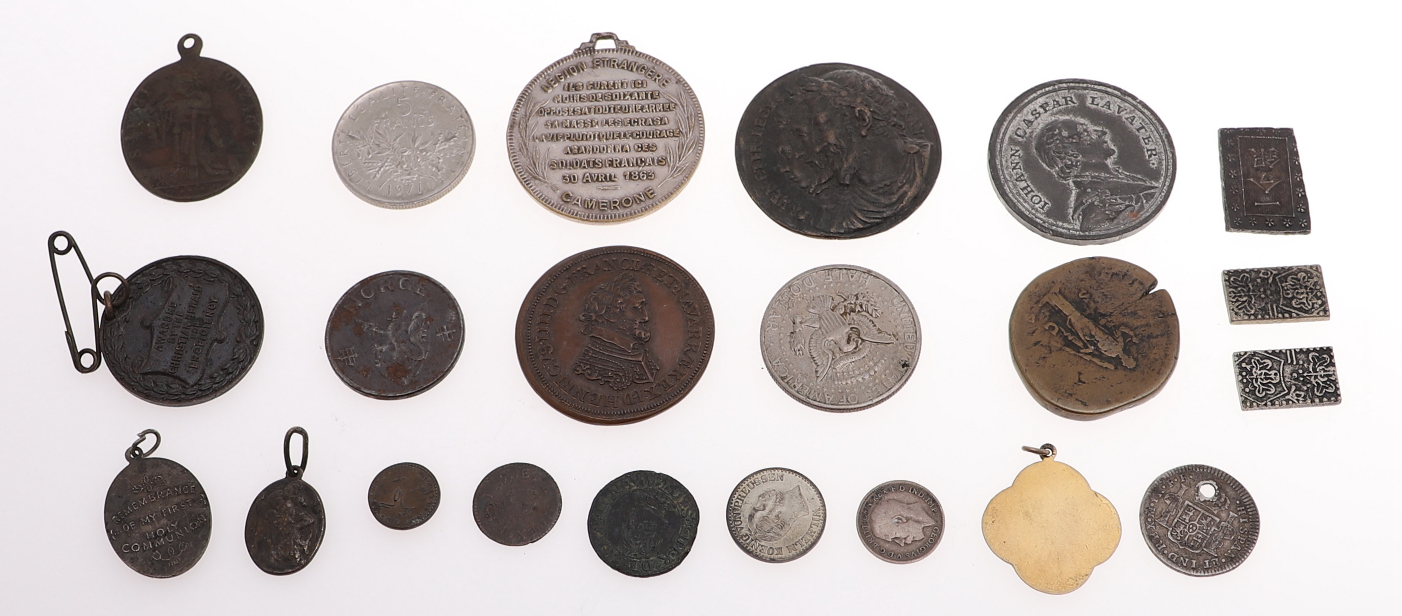 Images for 2454337. A COLLECTION OF MIXED WORLD COINS AND MEDALS ...