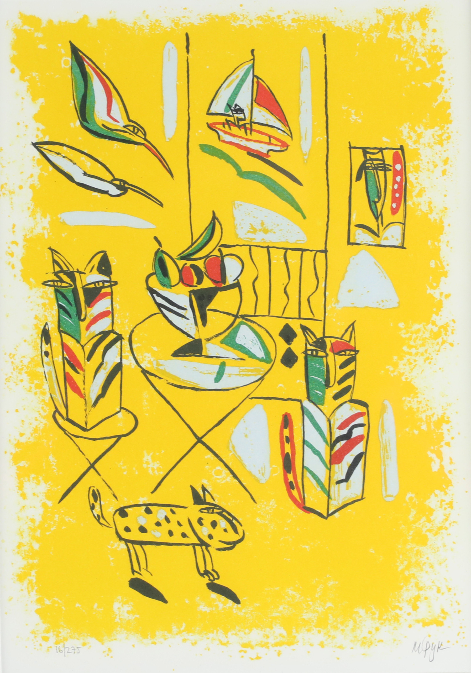 Images for 2454888. MADELEINE PYK. lithograph, signed and numbered 16/ ...