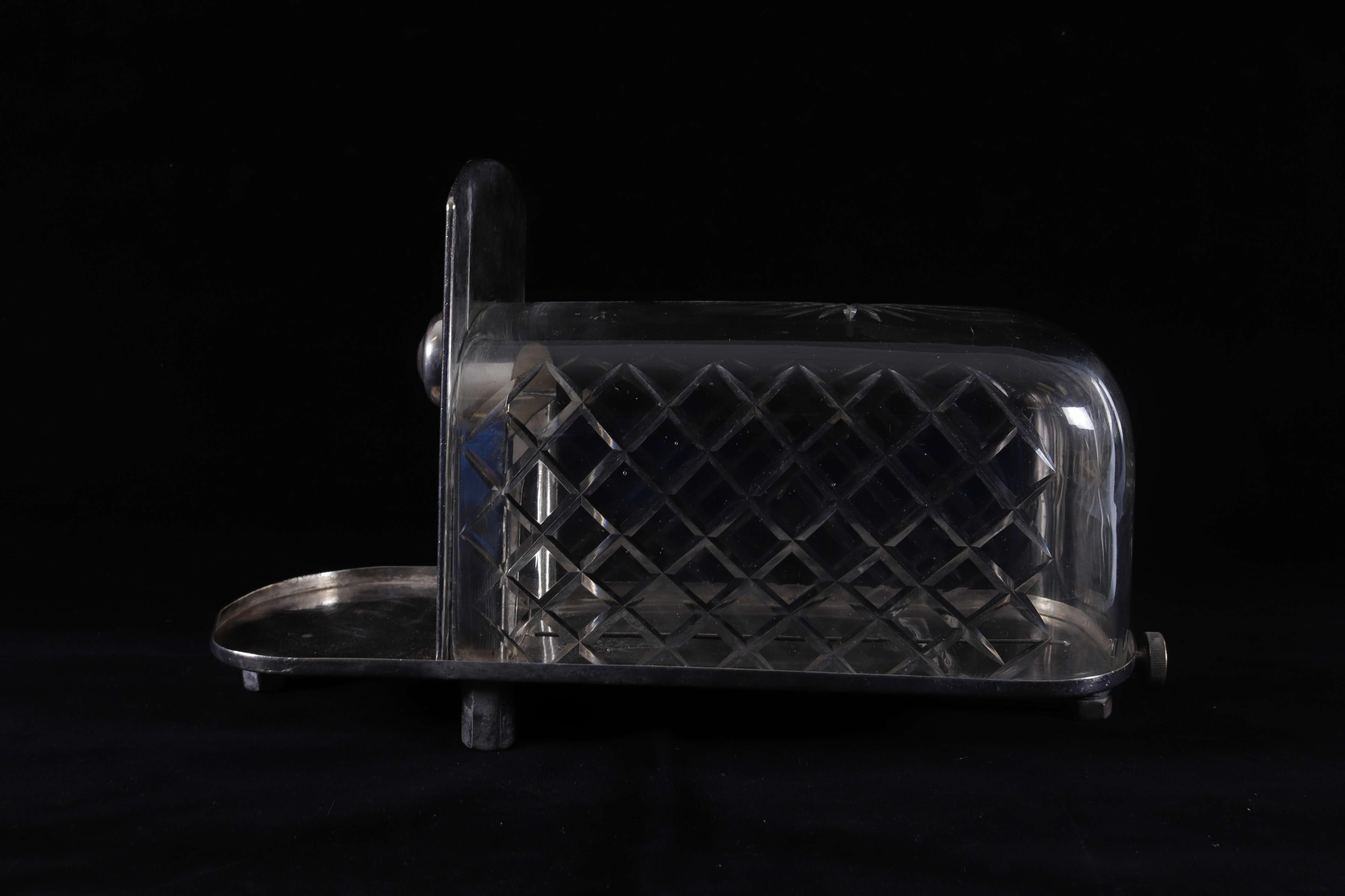 Bilder för 2455254. SKEPPA, glas/metall, 1900-talets mitt. - Auctionet