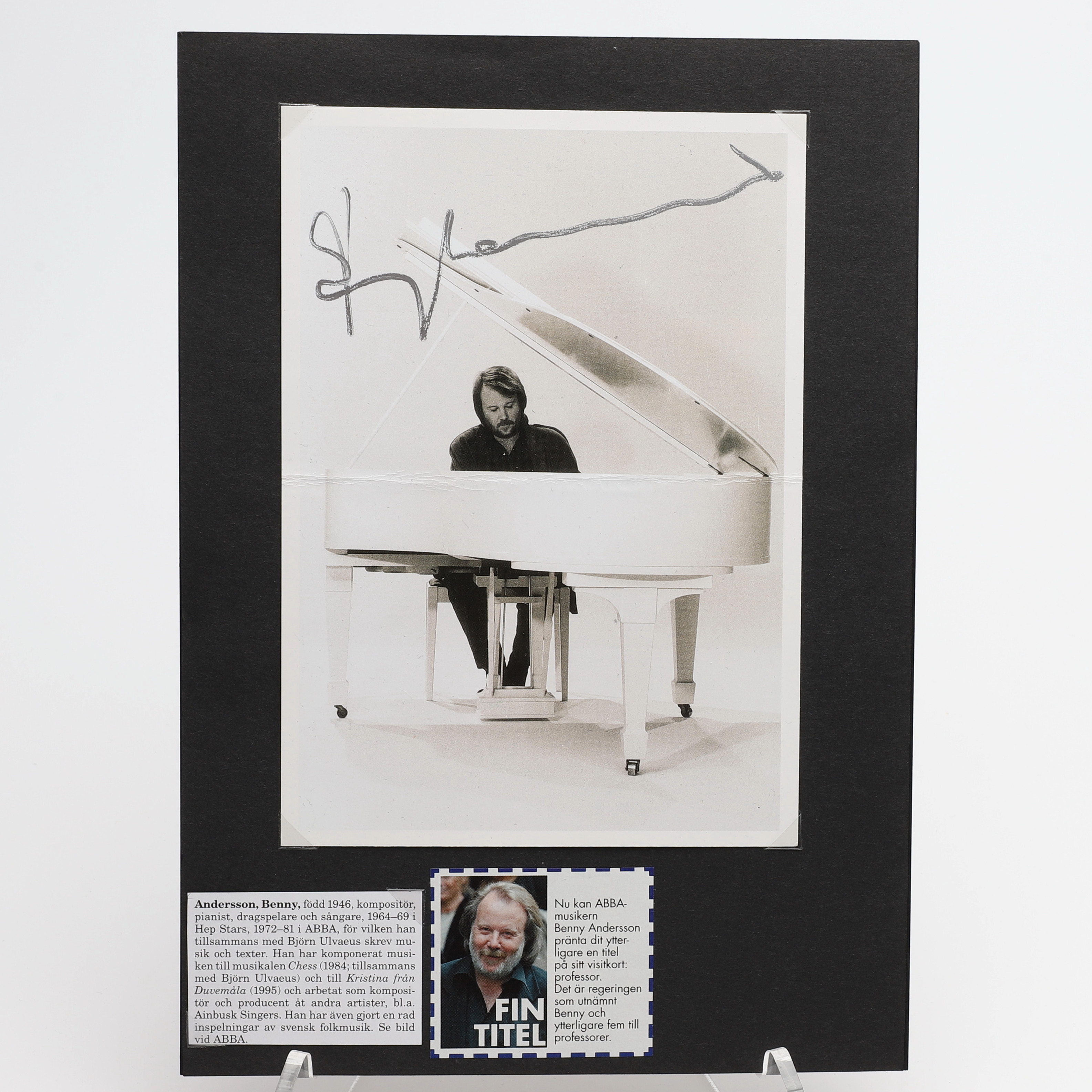 Images for 2455734. AUTOGRAPHS 3 members of ABBA – 4 autographs ...