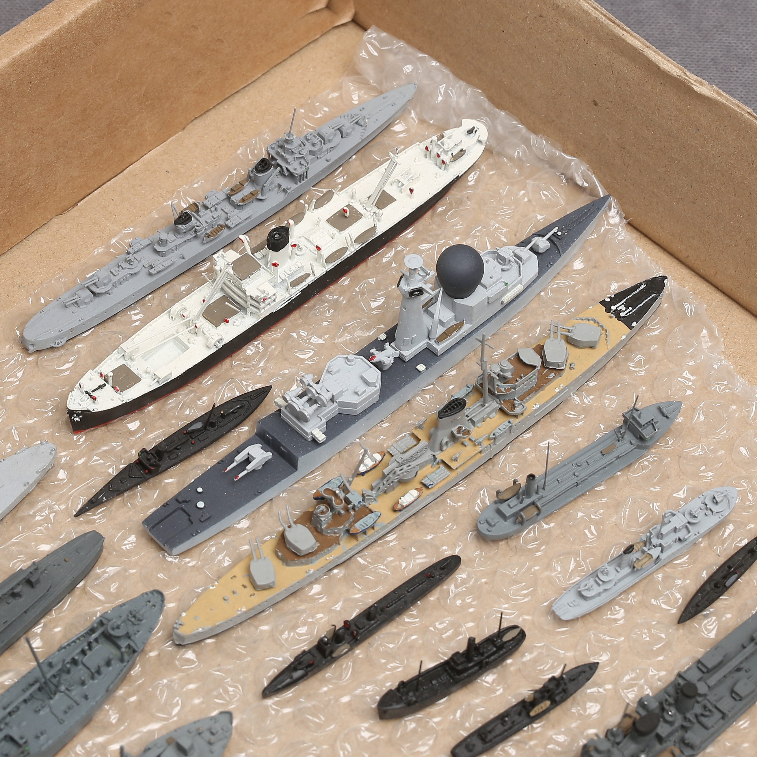 Images for 2456064. SHIP MODELS, waterline models, approx. 30, metal ...