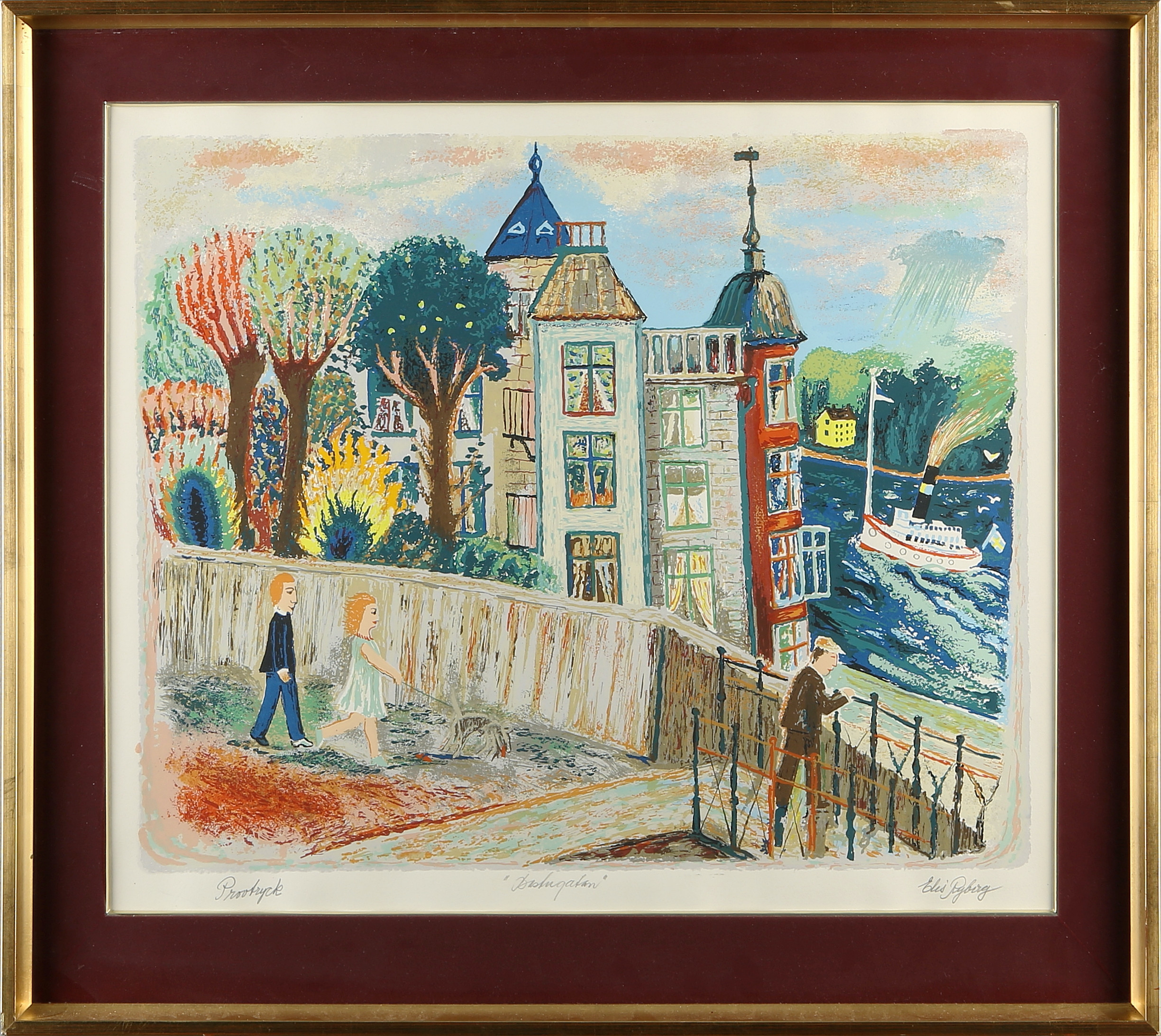 Images for 2456426. ELIS RYBERG. lithography, signed, proof print ...