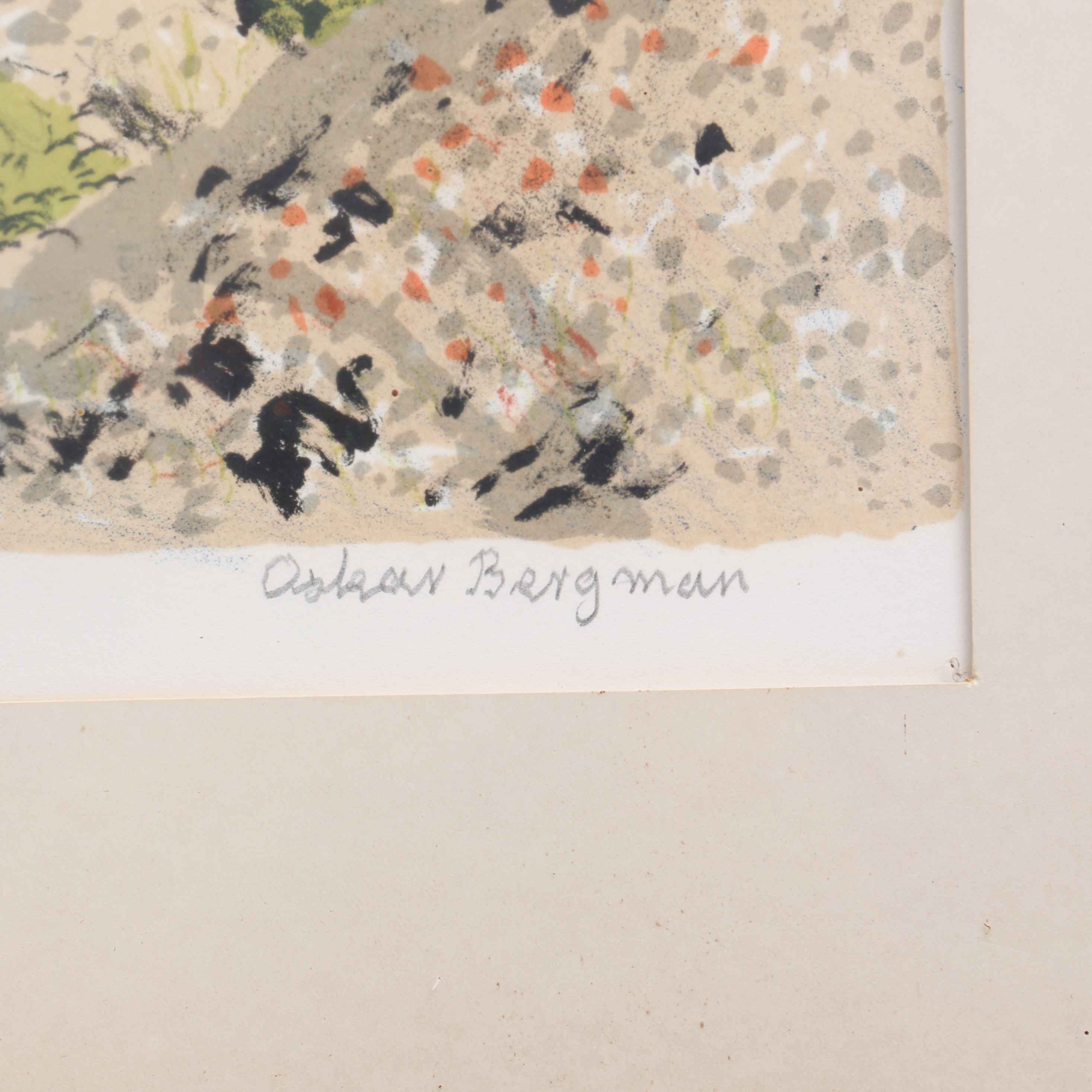 Images for 2457674. OSCAR BERGMAN. Color lithograph, "Vid Sandhamn ...