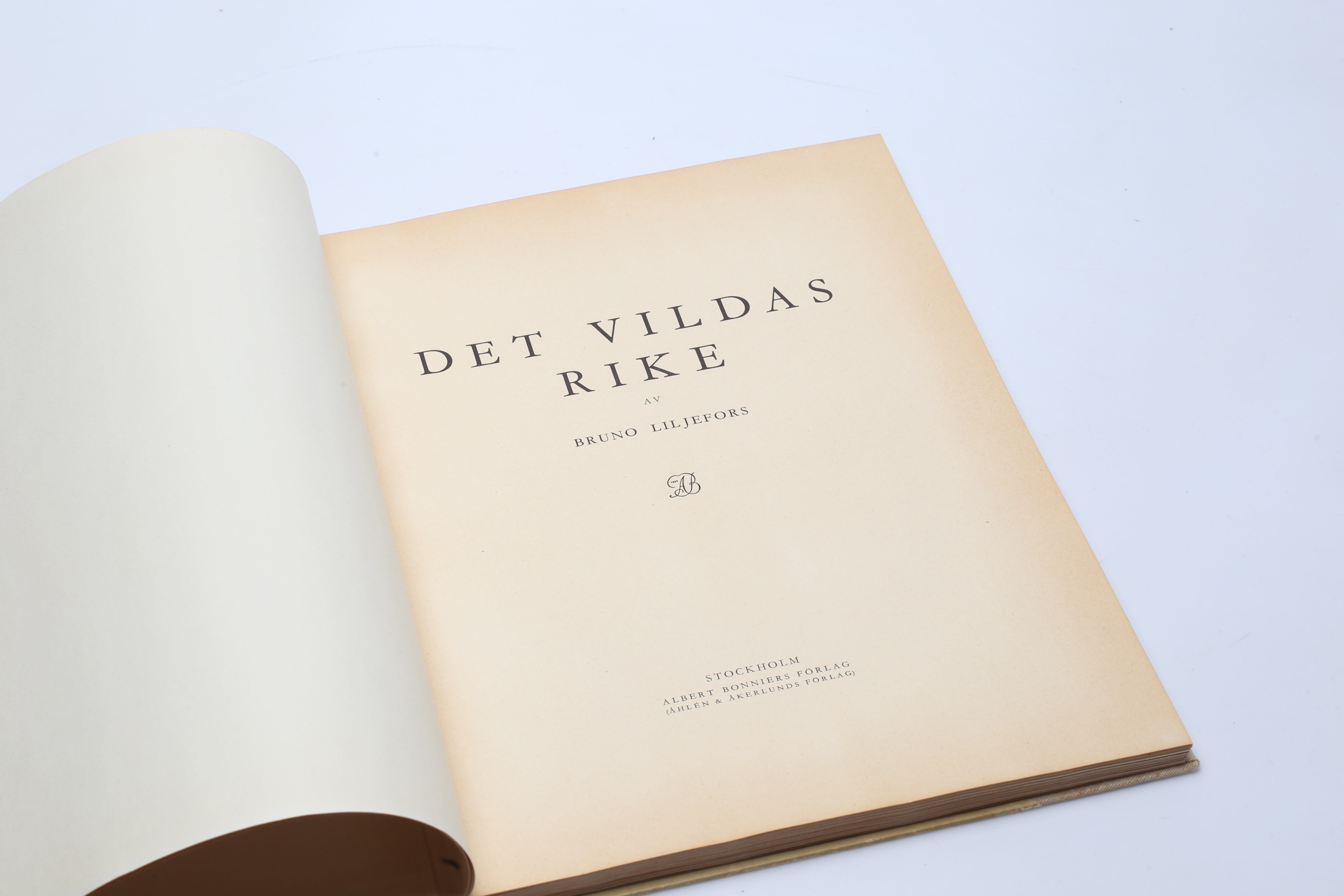 Images for 2460257. BOOK, "Det vildas rike", Bruno Liljefors, Albert ...