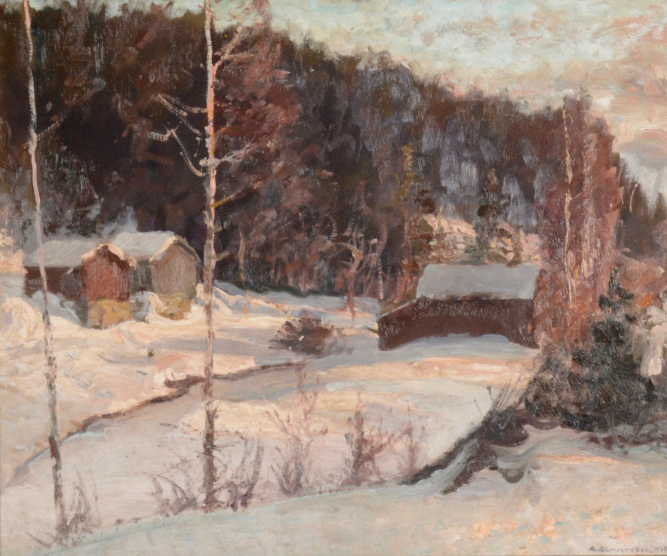 Images for 2465128. ANSHELM SCHULTZBERG. oil on canvas. - Auctionet