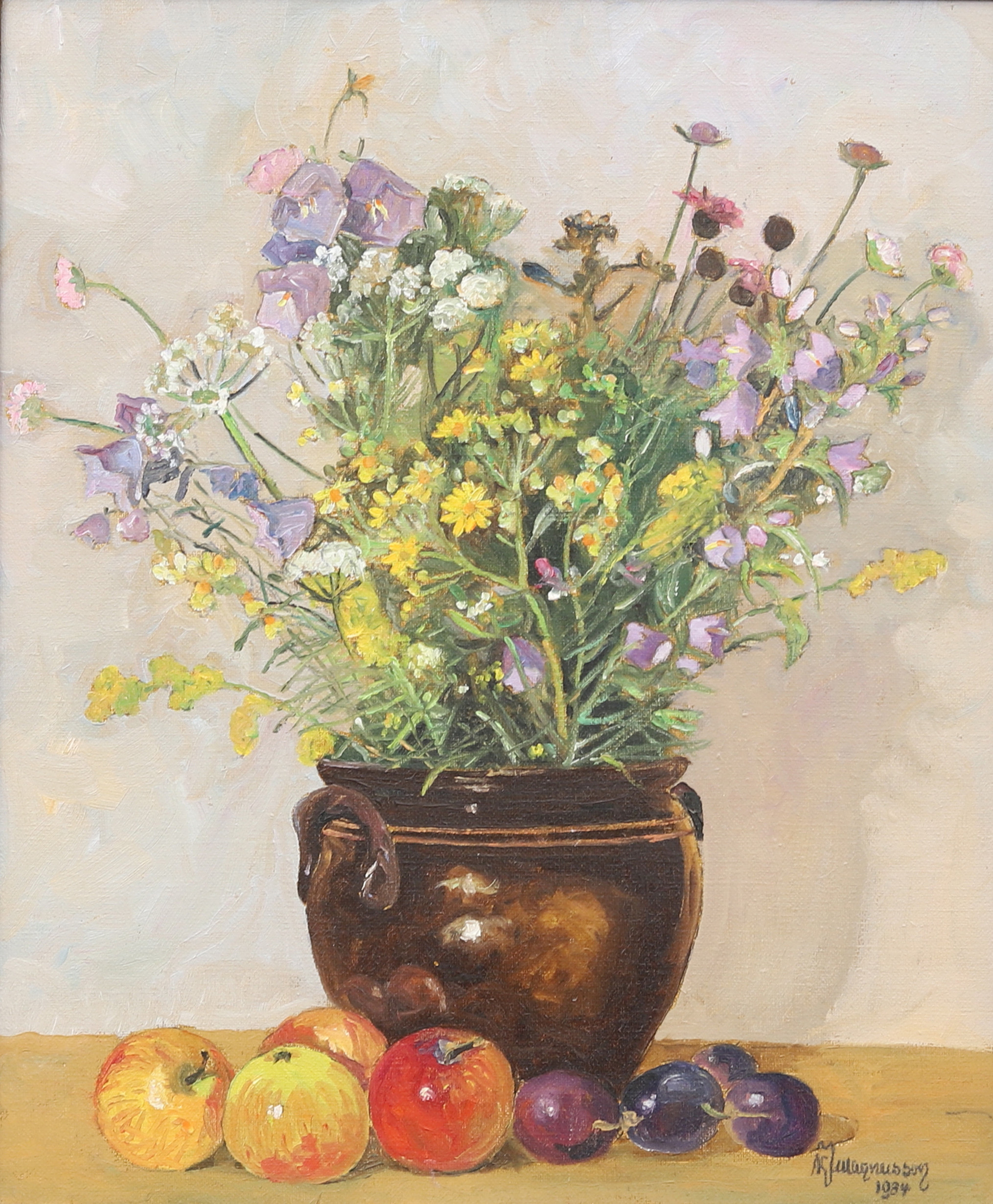 Images for 2466329. KARL-JOHAN MAGNUSSON (1924-1996). Still life, oil ...