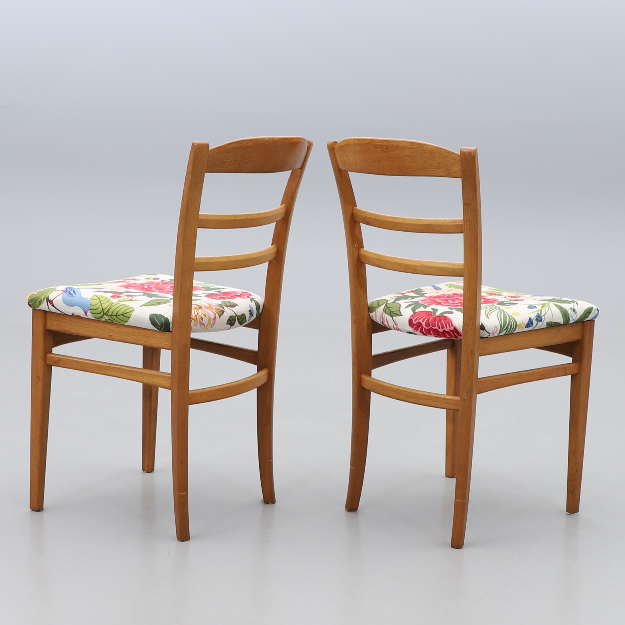 Bilder för 2466882. CARL MALMSTEN. Stolar, 4 st, "Jöns" Åfors möbler ...