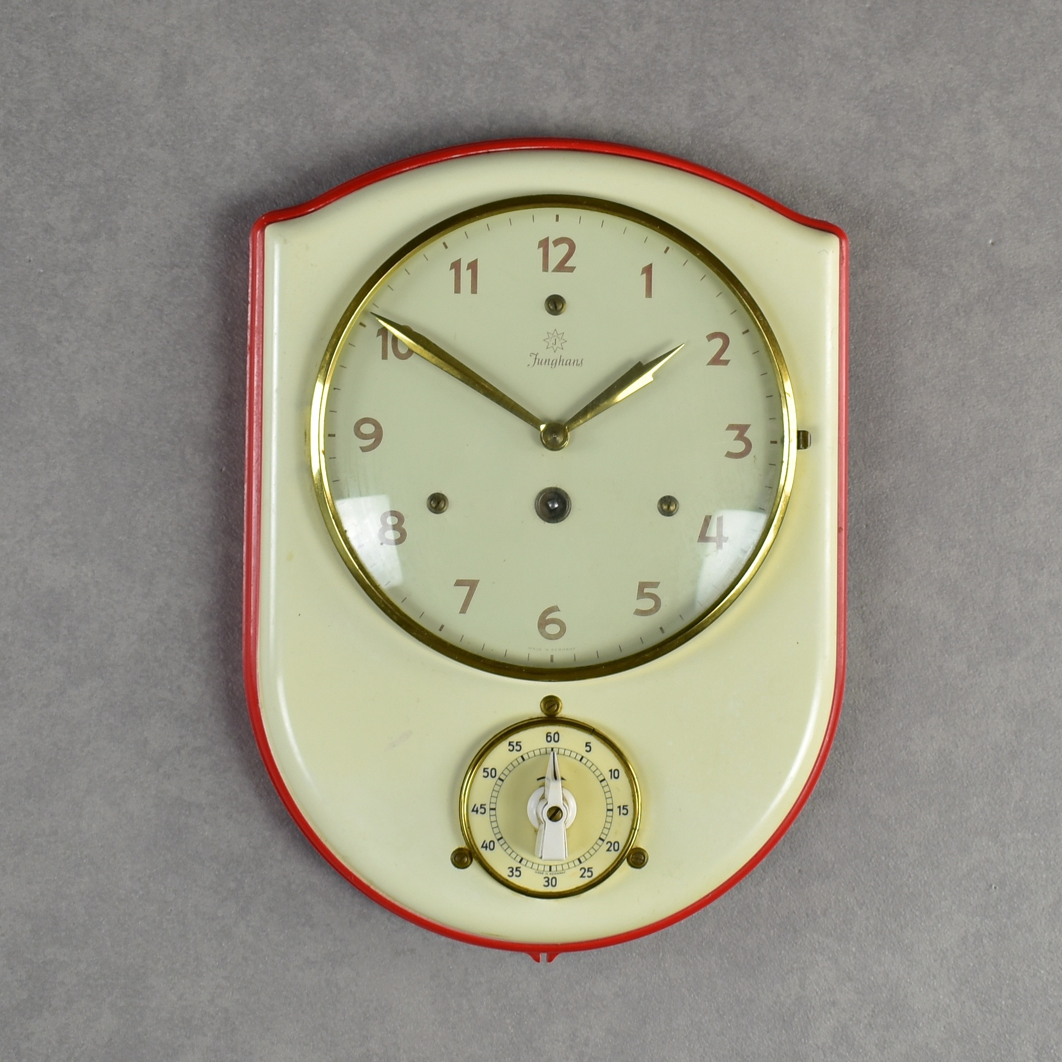Images for 2468008. KITCHEN CLOCK with timer, Junghans, mid-20th ...