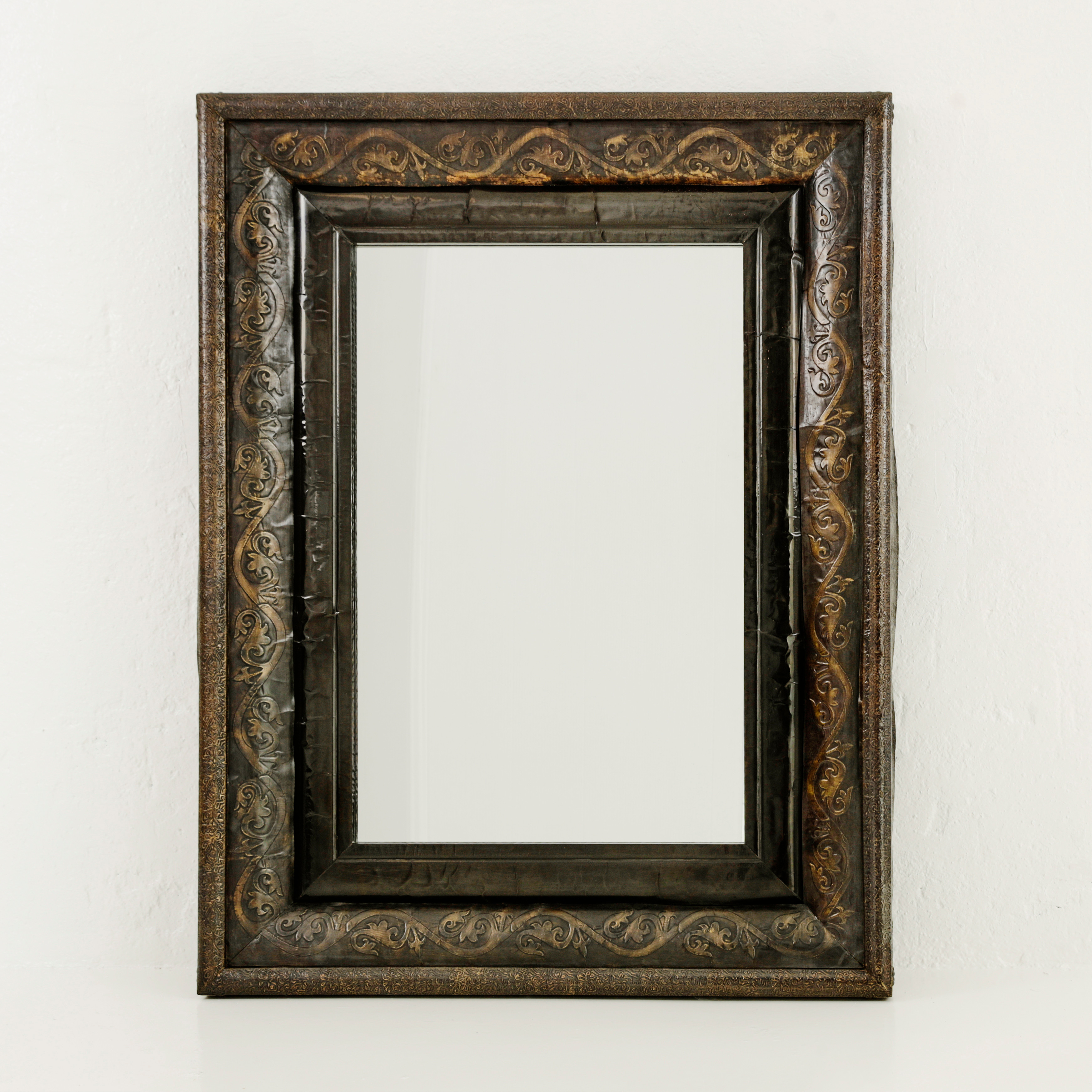 Images for 2478735. MIRROR, contemporary, East Asia, wooden frame, partly covered with thin ...