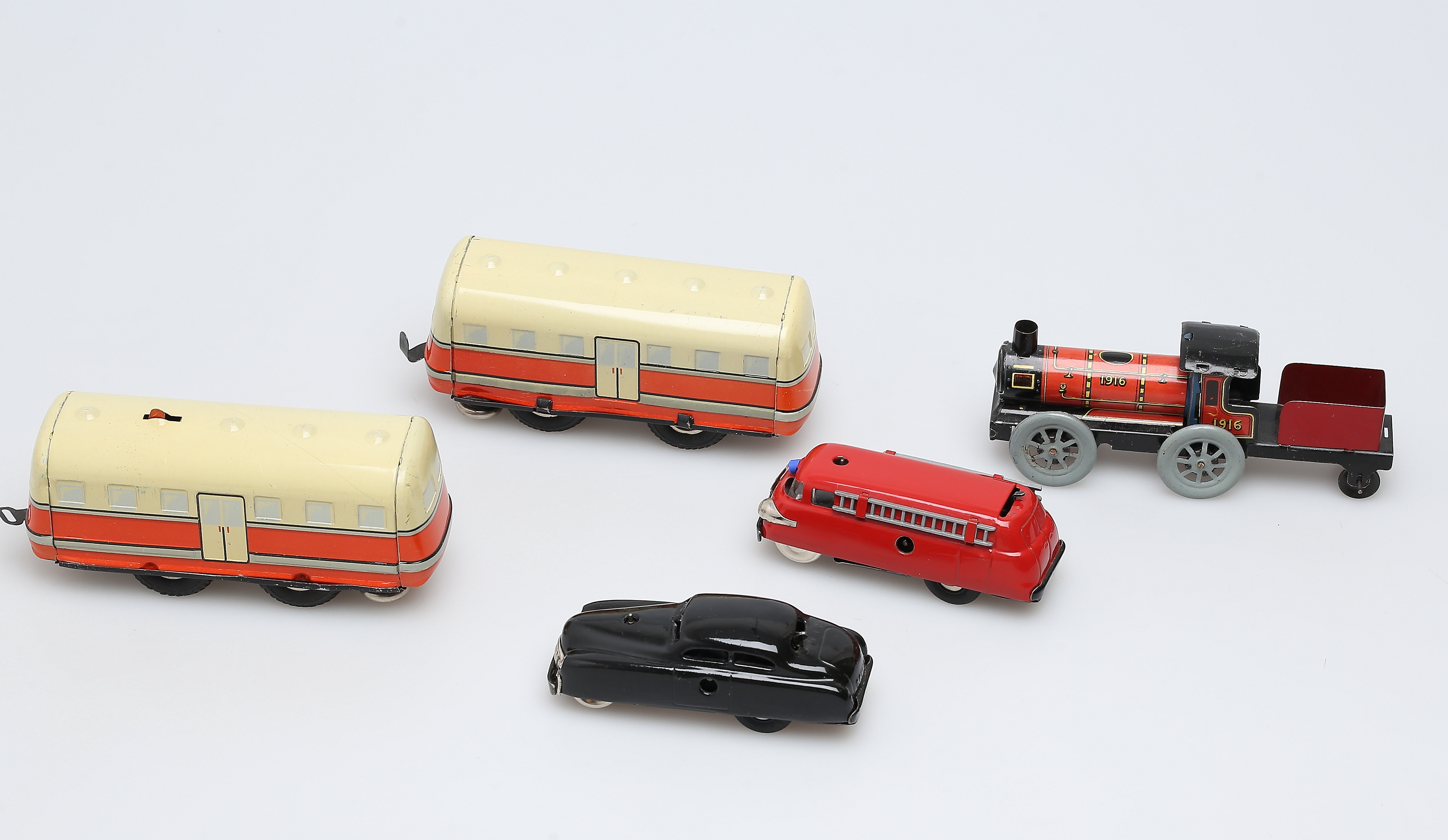 Images for 2482466. SCHUCO, KEIM and tin toy, 5 pcs, 1950s. - Auctionet
