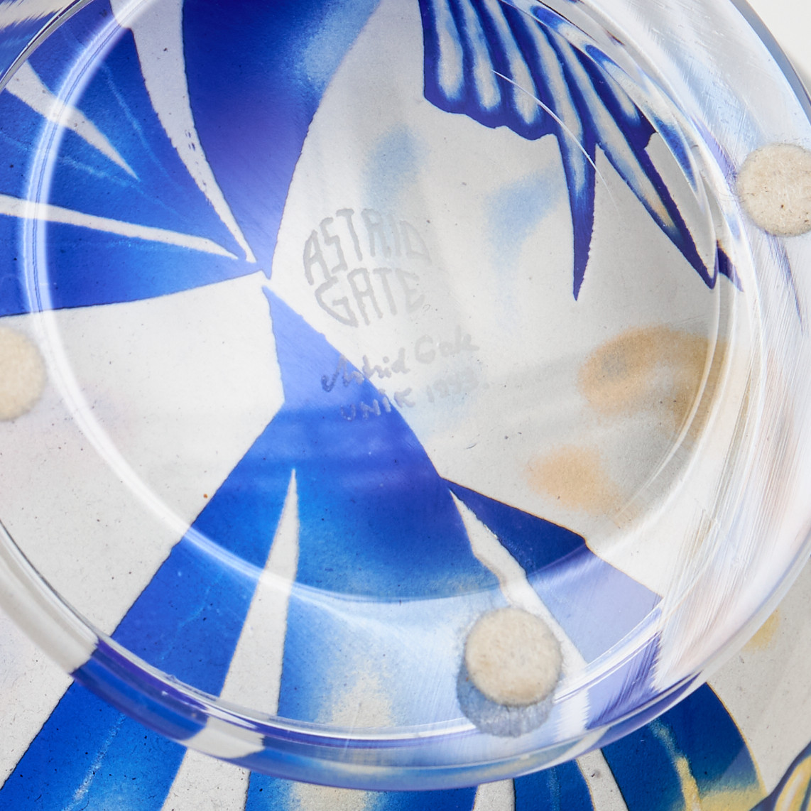 Images for 2485292. ASTRID GATE. bowl, glass, signed Astrid Gate Unique ...