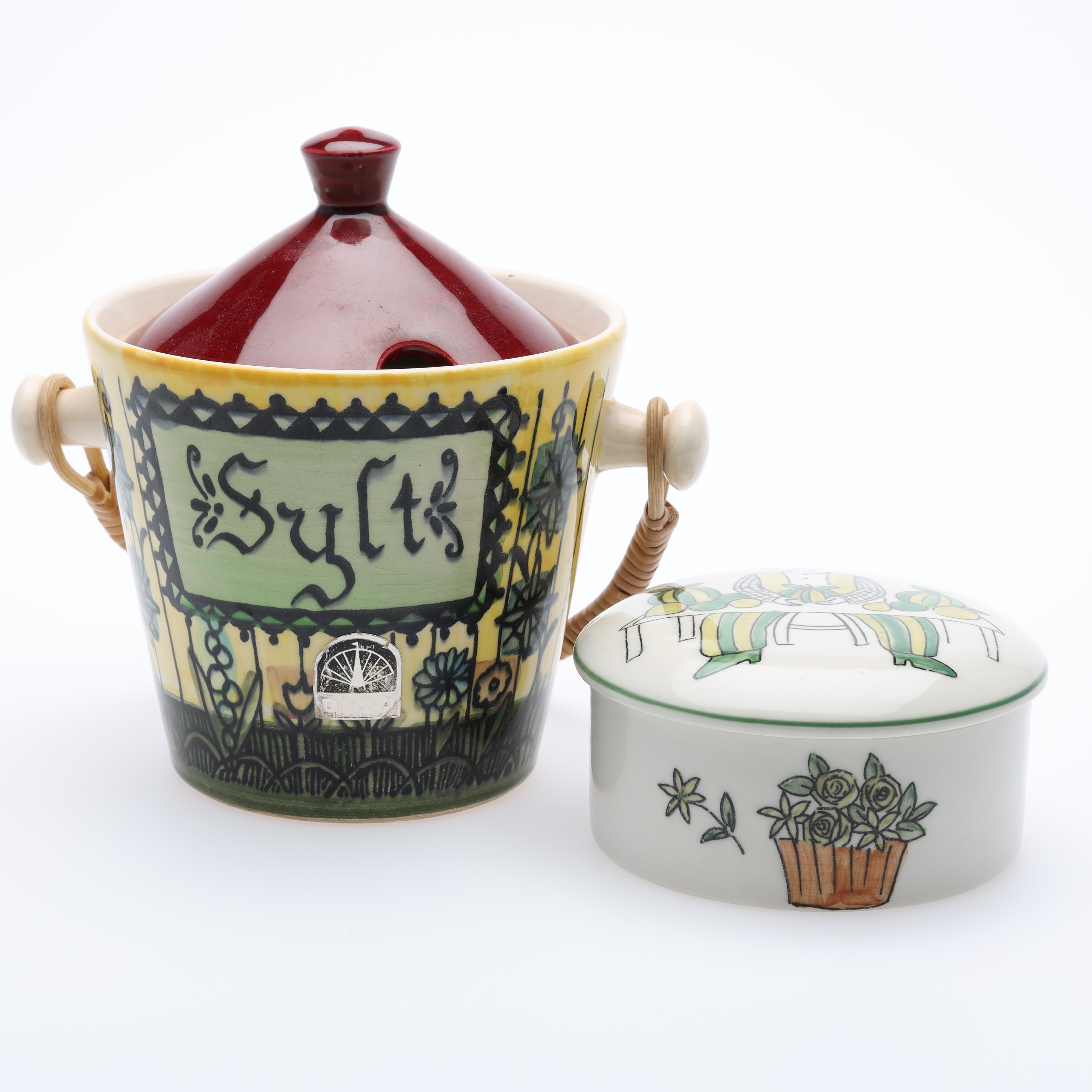 Images for 2490873. JAM JAR, flintware, E.Jarup, Deco, Hälsingborg, and ...