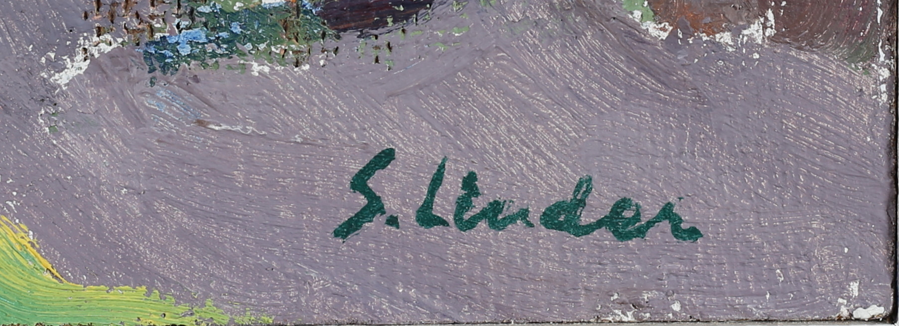 Images for 2491567. SVEN LINDER (1919-2007). Oil on Board, "Stony beach ...