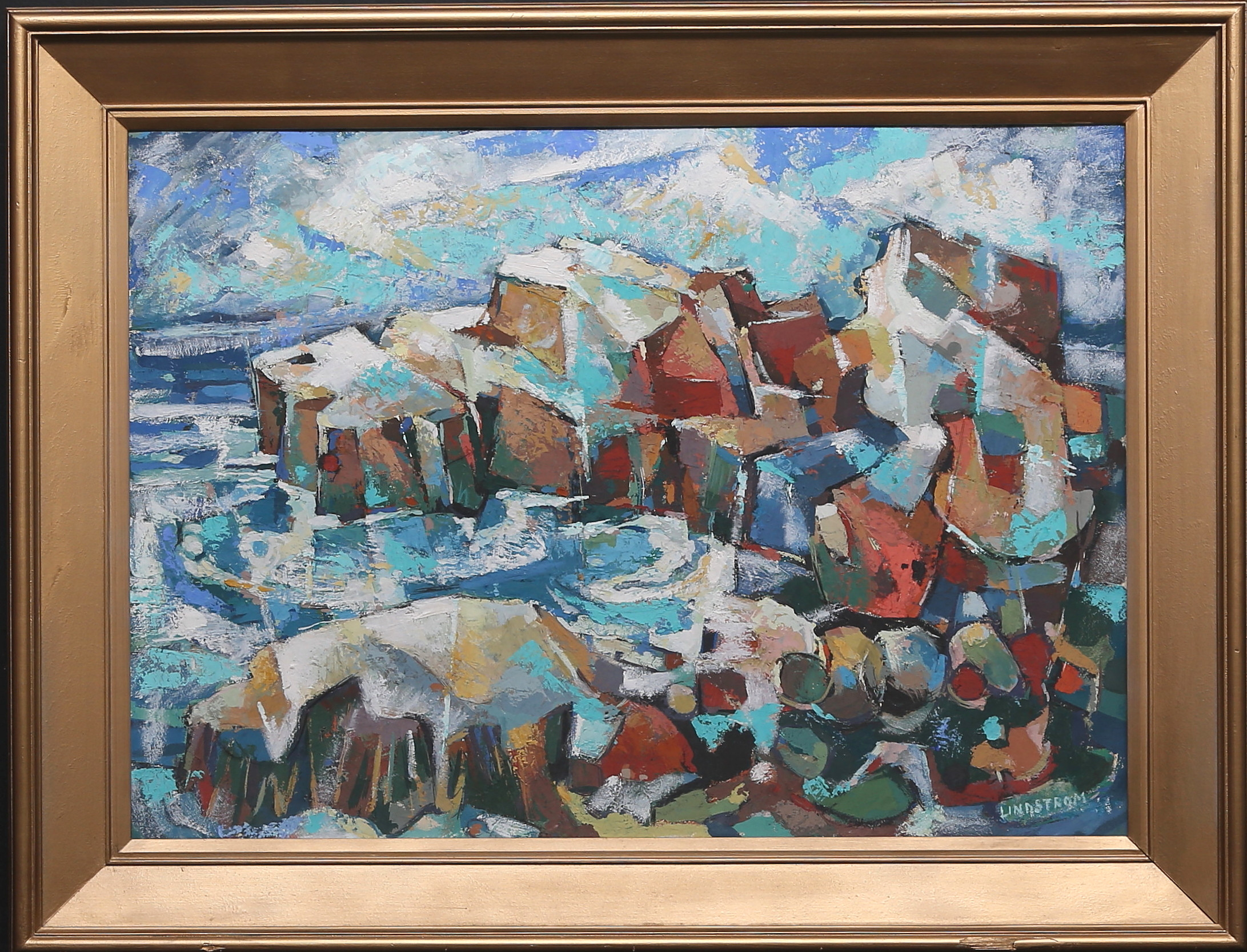 Images for 2491825. OIDENTIFIERAD KONSTNÄR. Oil on canvas, pasted on ...