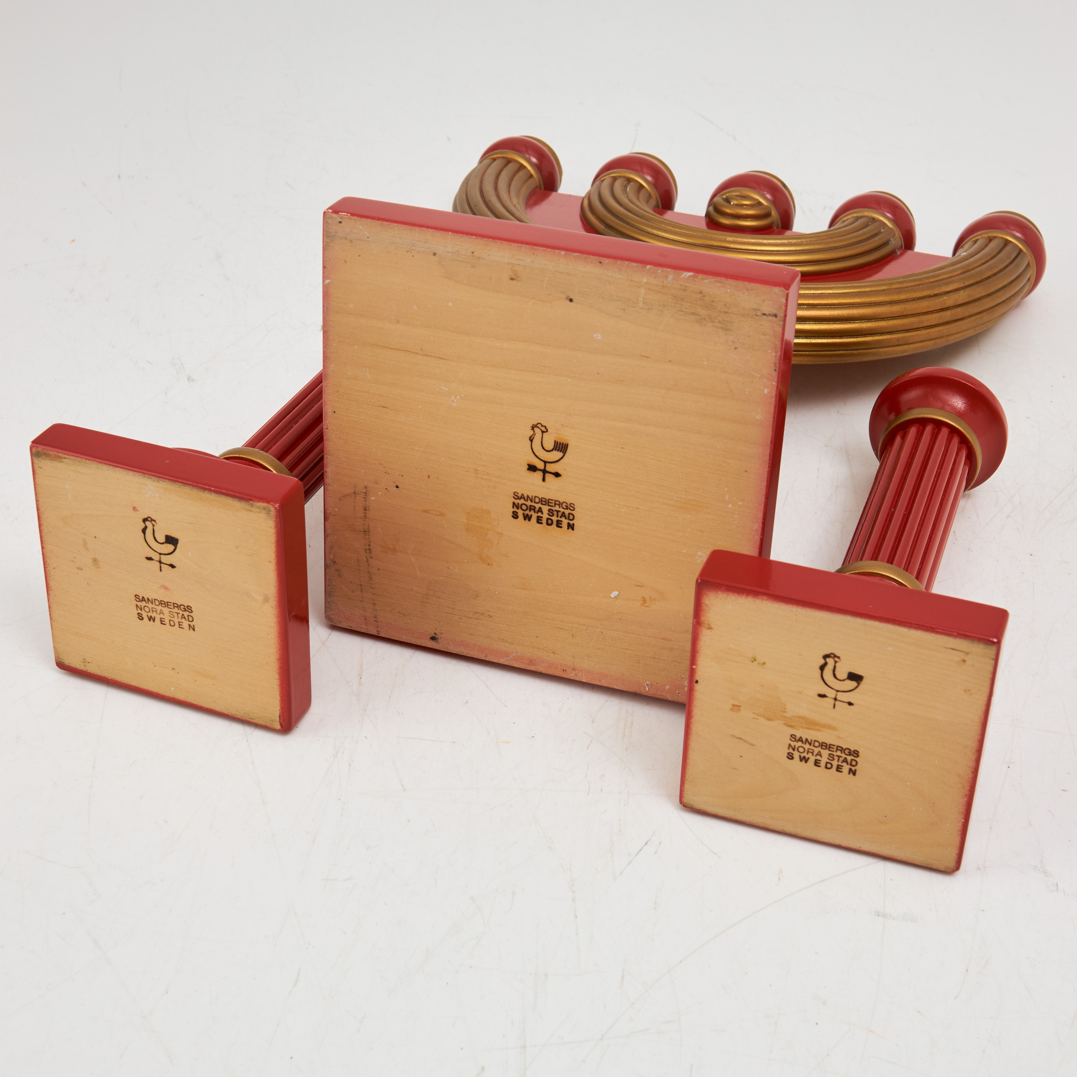 Images for 2493465. CANDLESTICKS, CANDLES, 3 parts, Sandbergs Nora Stad ...