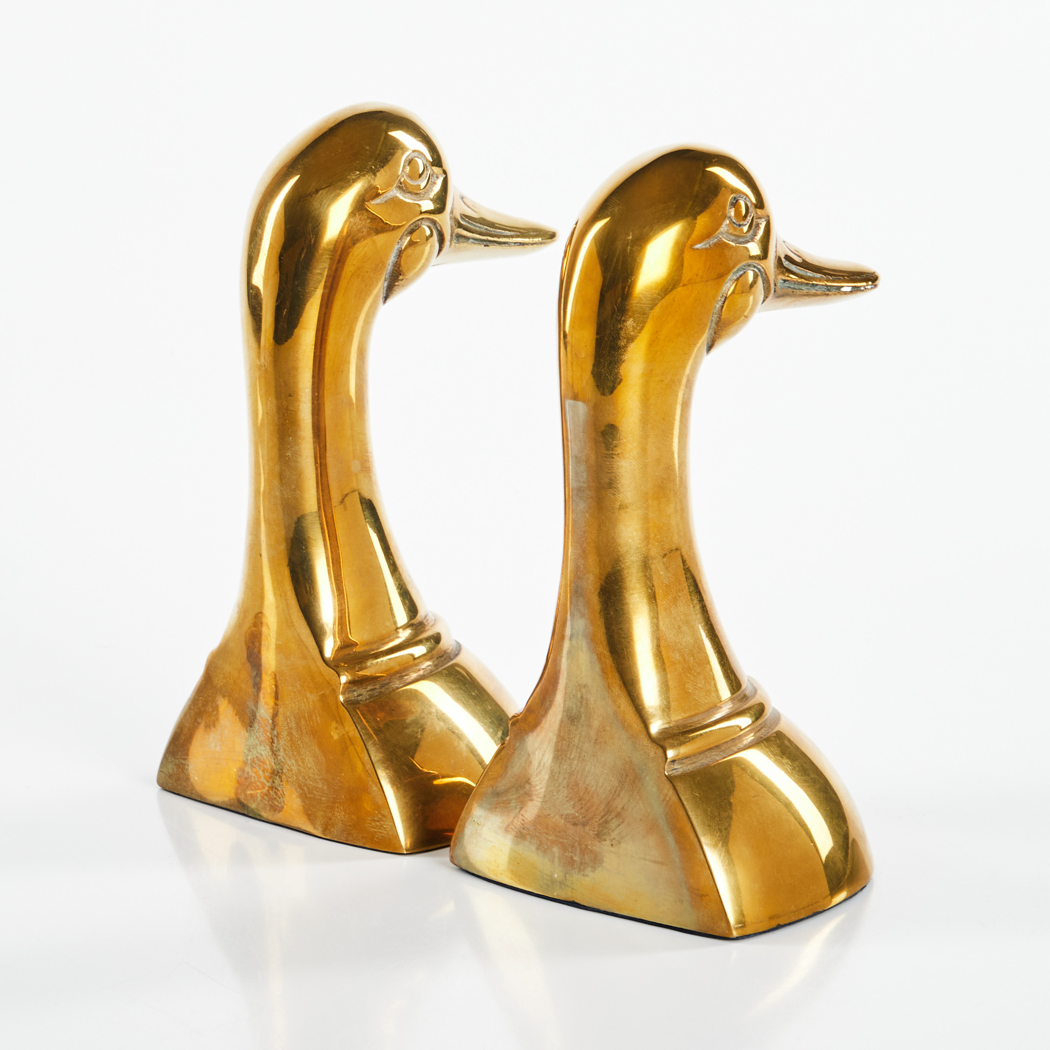 Images for 2493776. BOOKENDS, a pair, in the form of ducks, second half ...