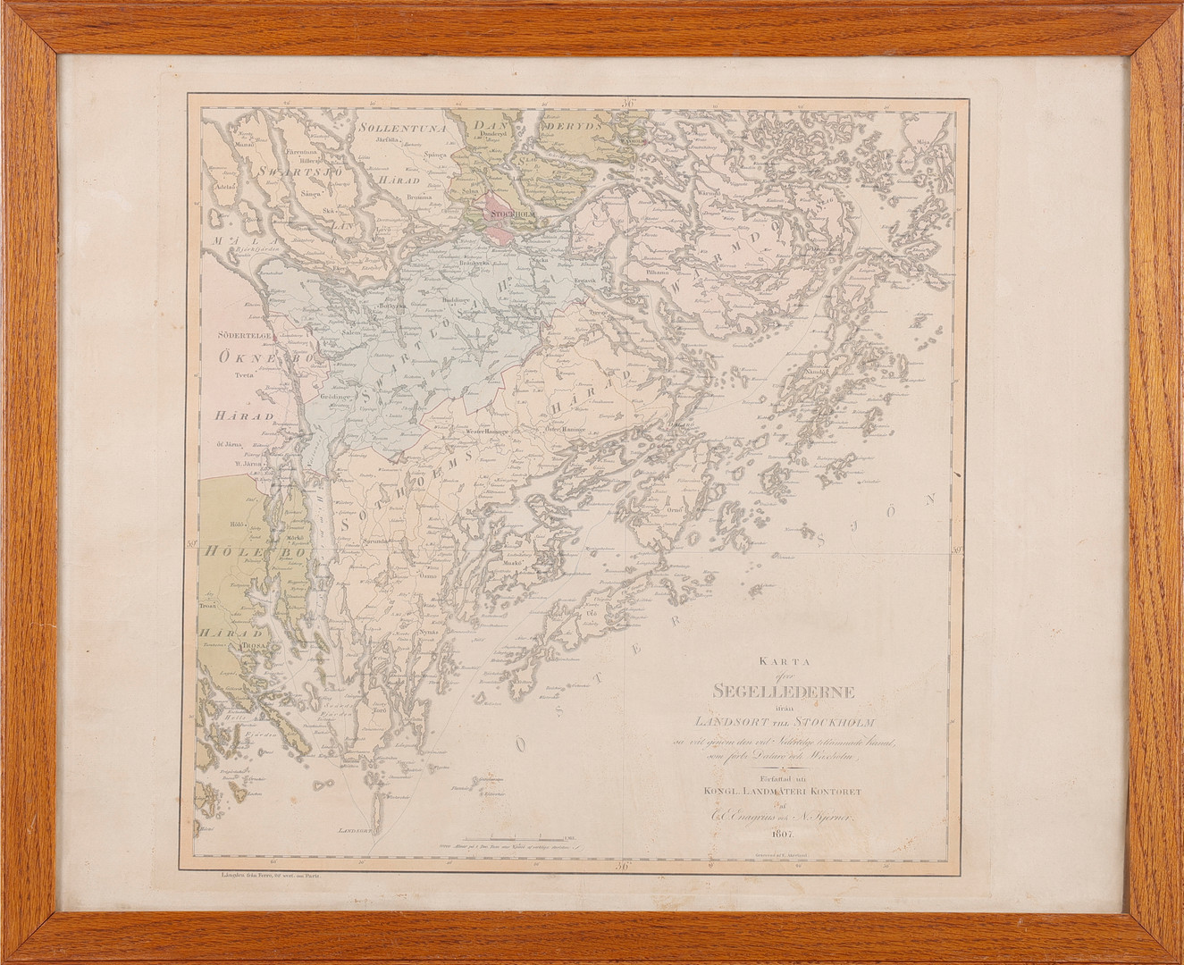 Images for 2495747. MAP SEGELLEDERNE LANDSORT TO STOCKHOLM, 1807 ...
