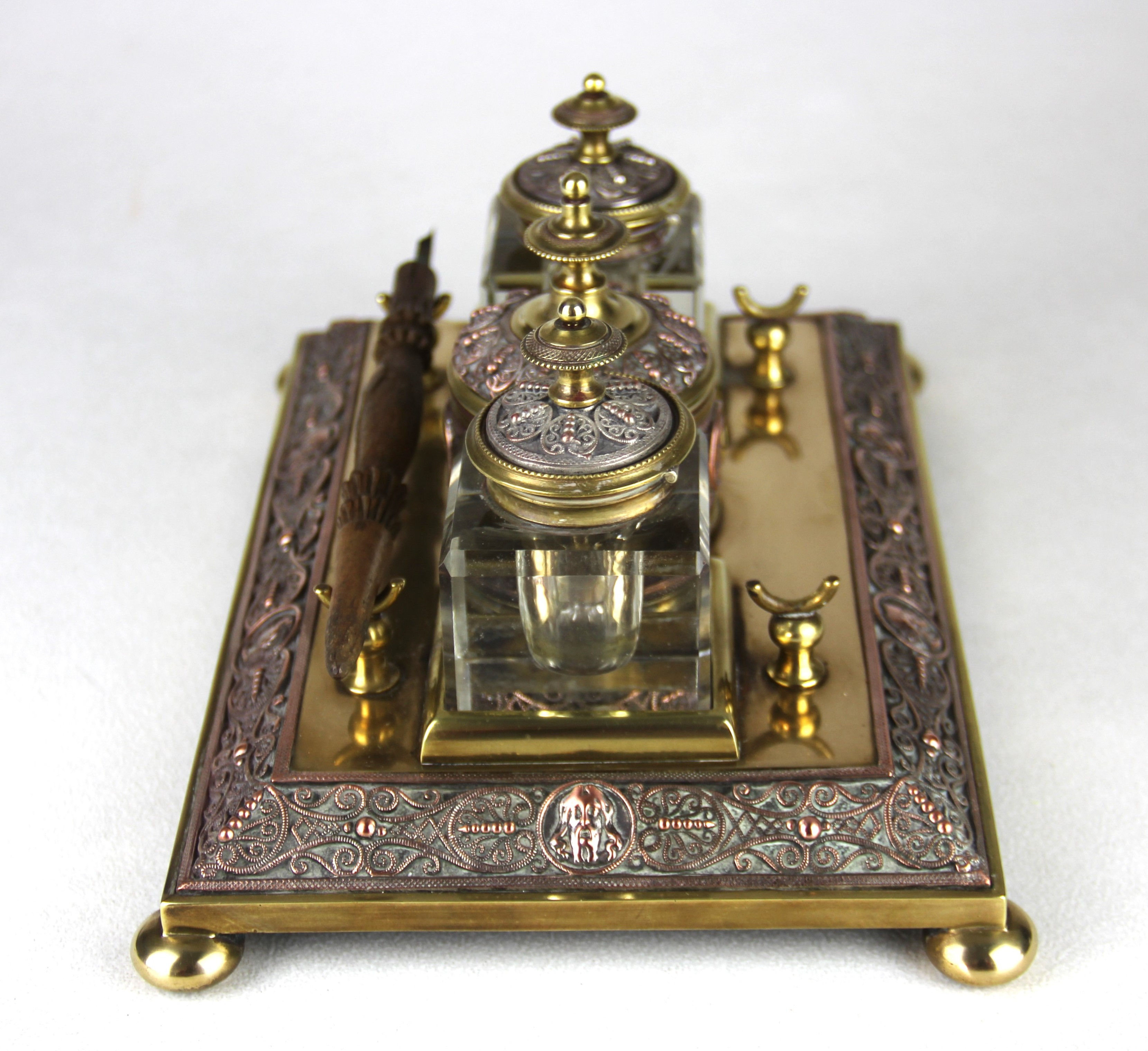 Images for 2499172. SUPERB 19TH CENTURY DESK COMPANION WRITING SET ...