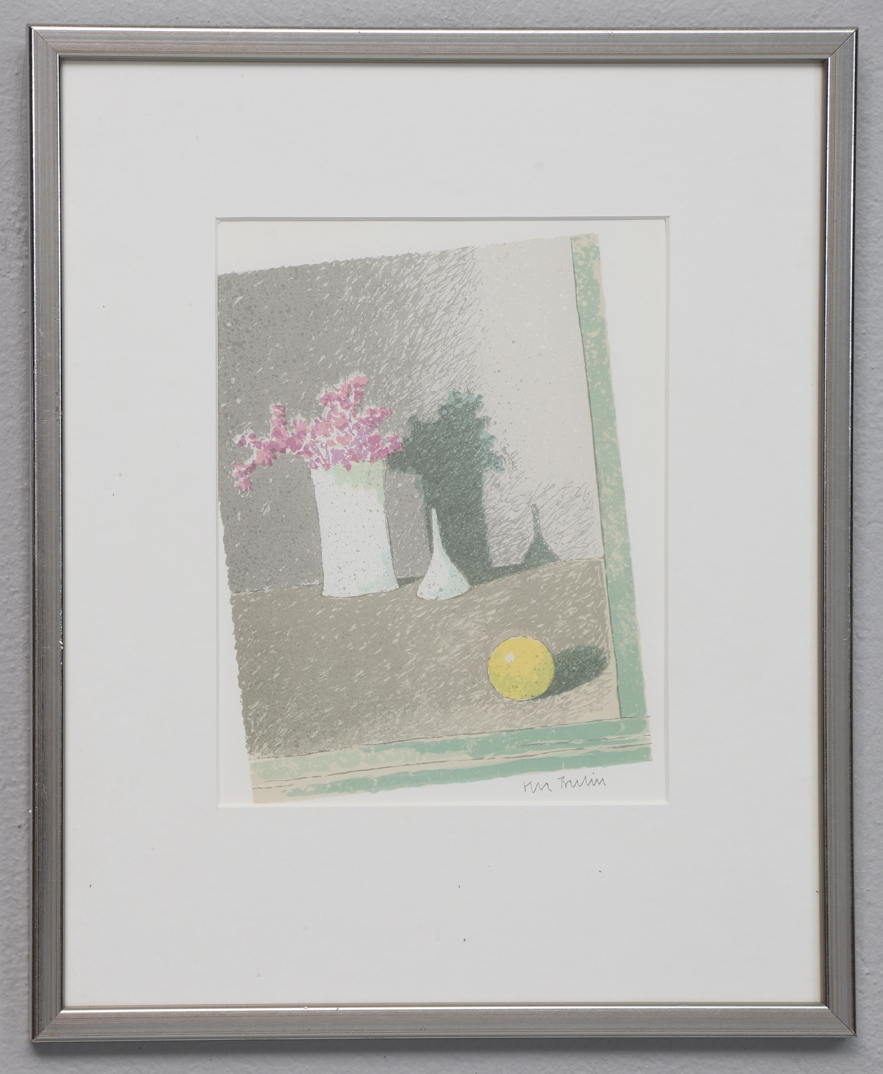 Images for 2501425. OLLE BERLIN. color lithograph, still life, signed ...