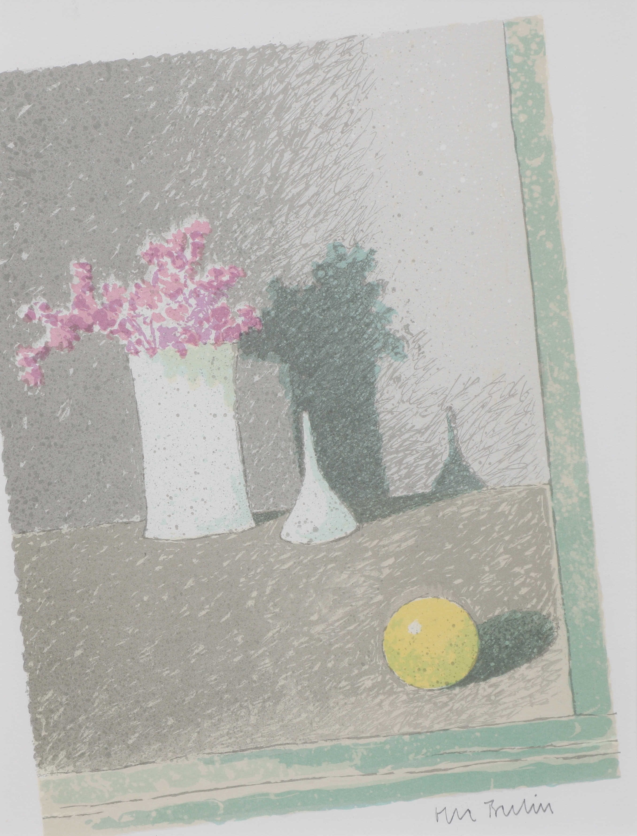 Images for 2501425. OLLE BERLIN. color lithograph, still life, signed ...