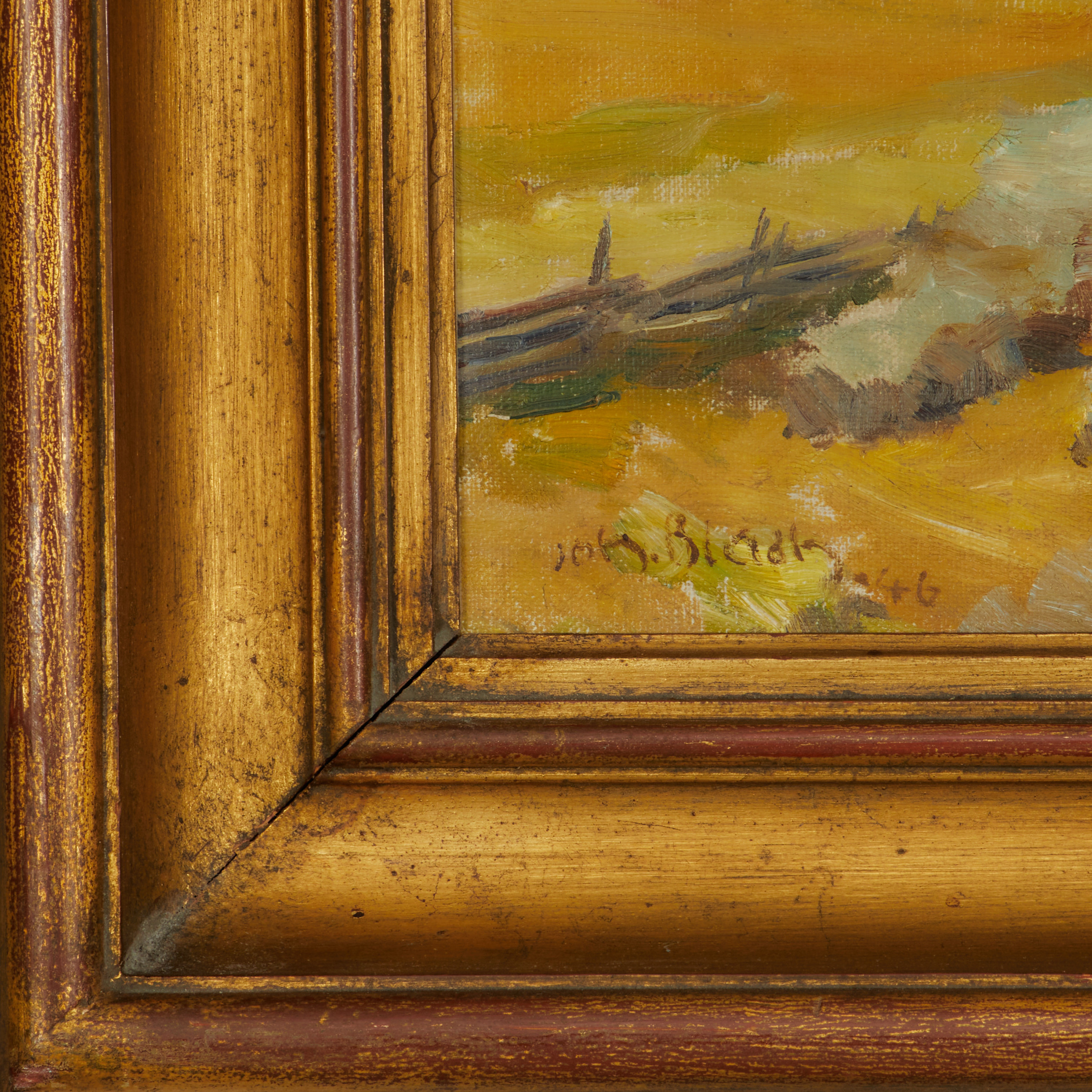 Images for 2501821. JOHAN BLADH. Mountain motif, signed and dated -46 ...