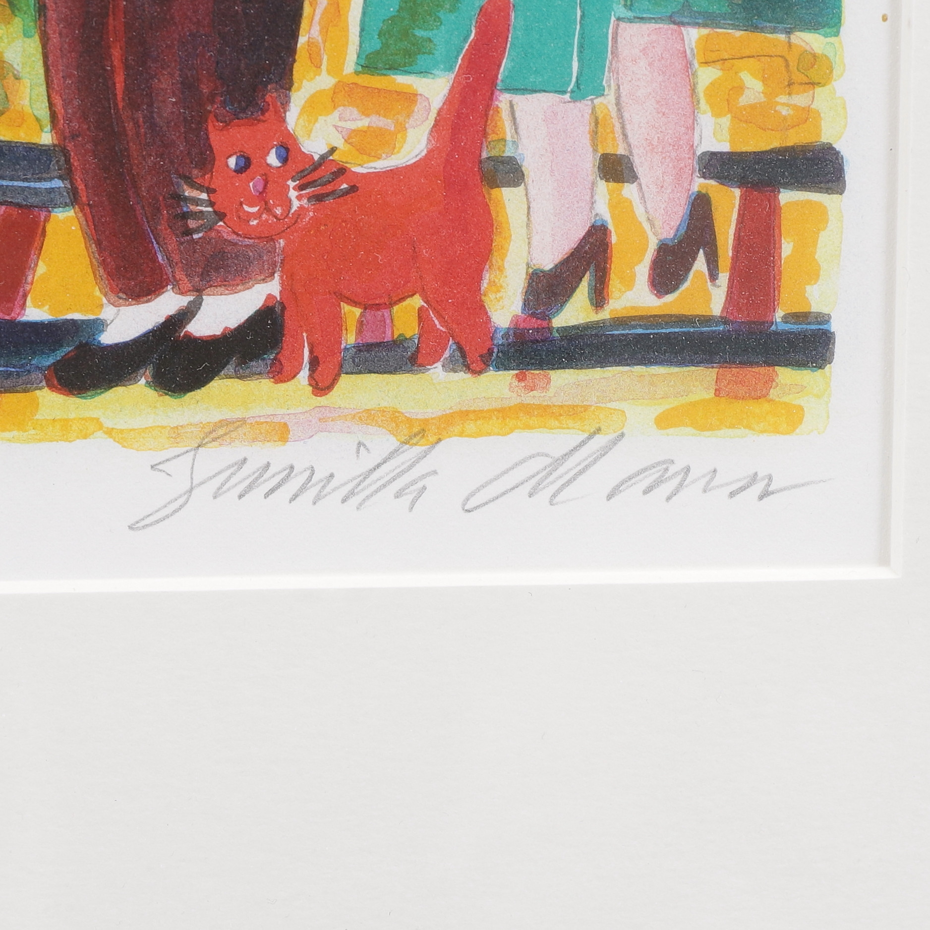 Images for 2503098. GUNILLA MANN. "Byte i Alvesta", Lithograph, signed ...