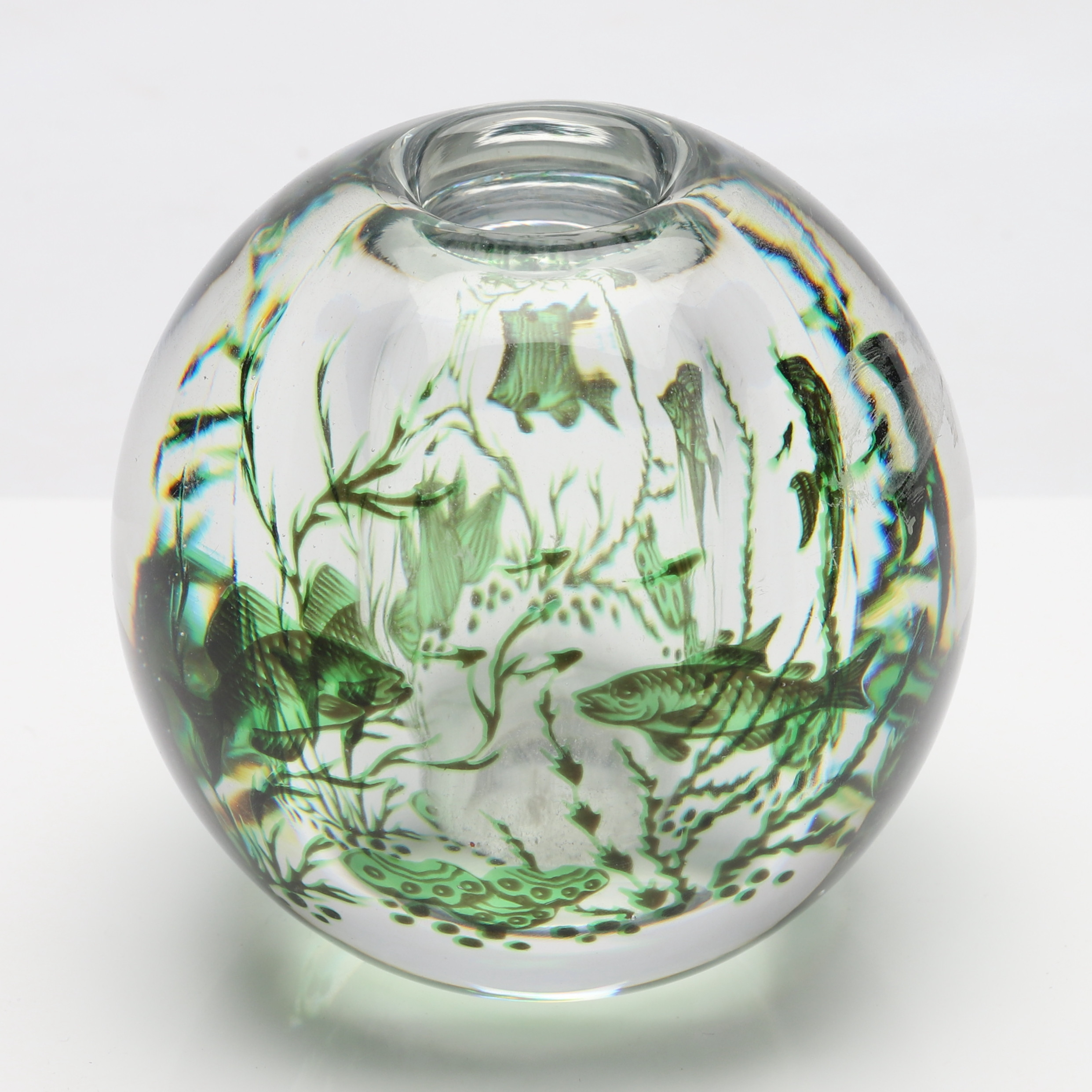 Imágenes para 2503520. EDWARD HALD. Jarrón, vidrio artístico, Fiskgraal ...