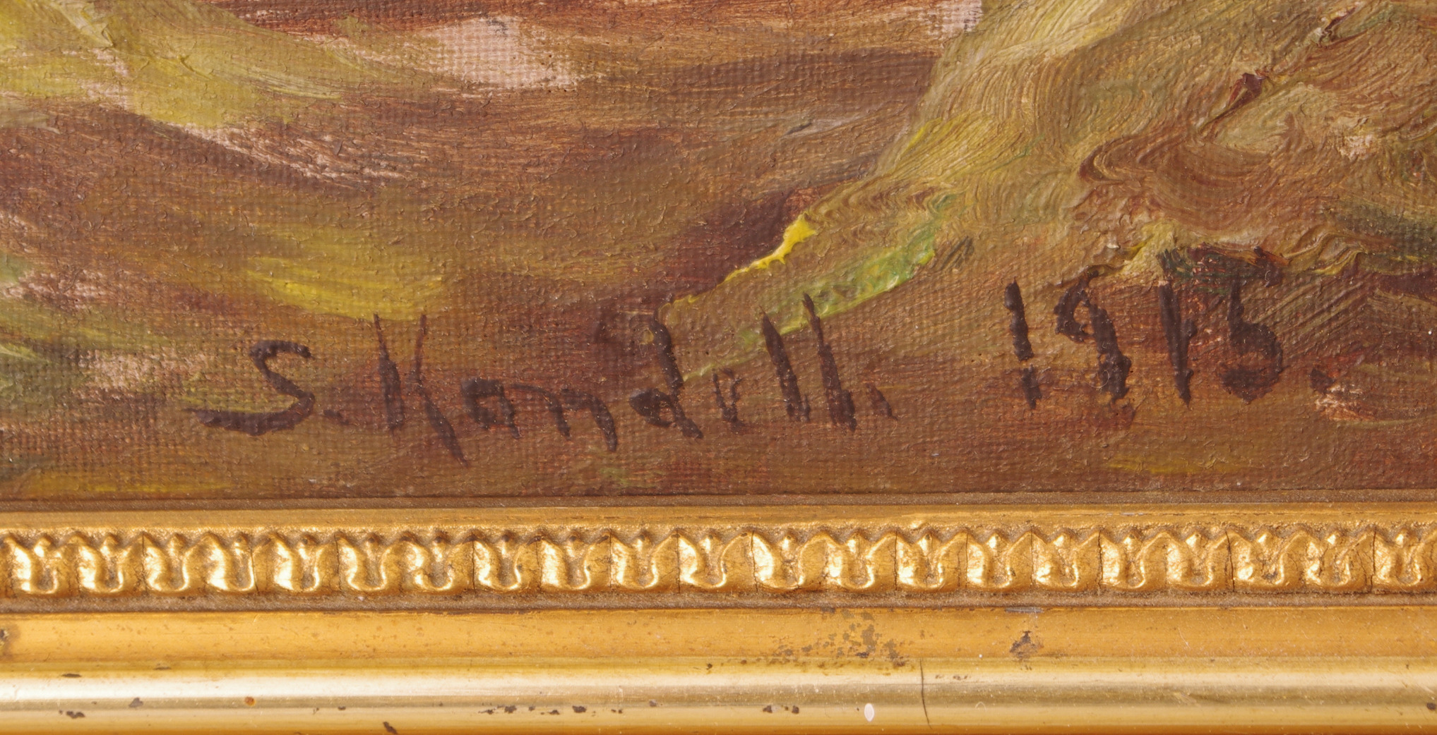 Images for 250372. STURE KANDELL. Skogsparti, oil on canvas, signed S ...