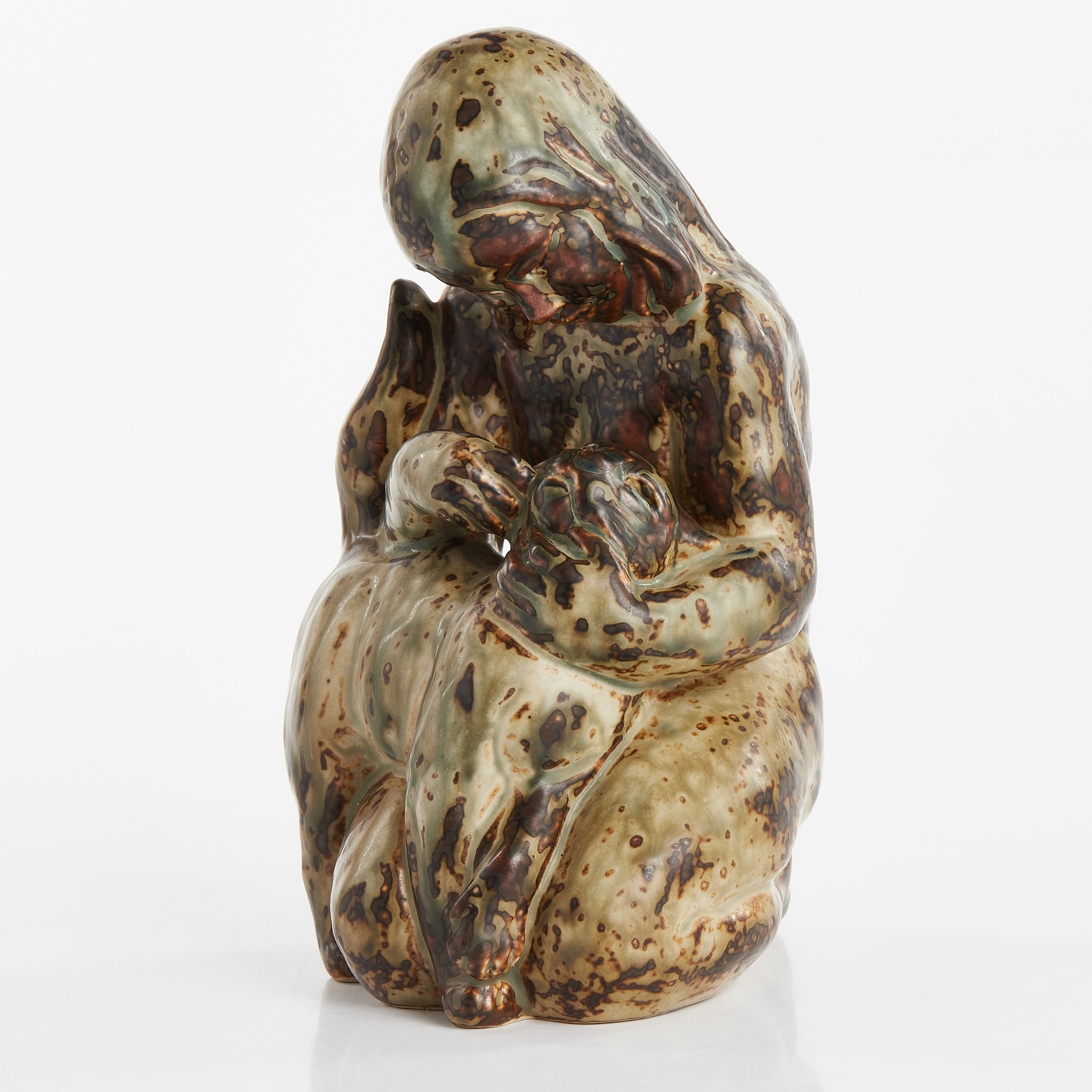 Images for 2507023. KNUD KYHN. Sculpture, in the form of a girl and a ...