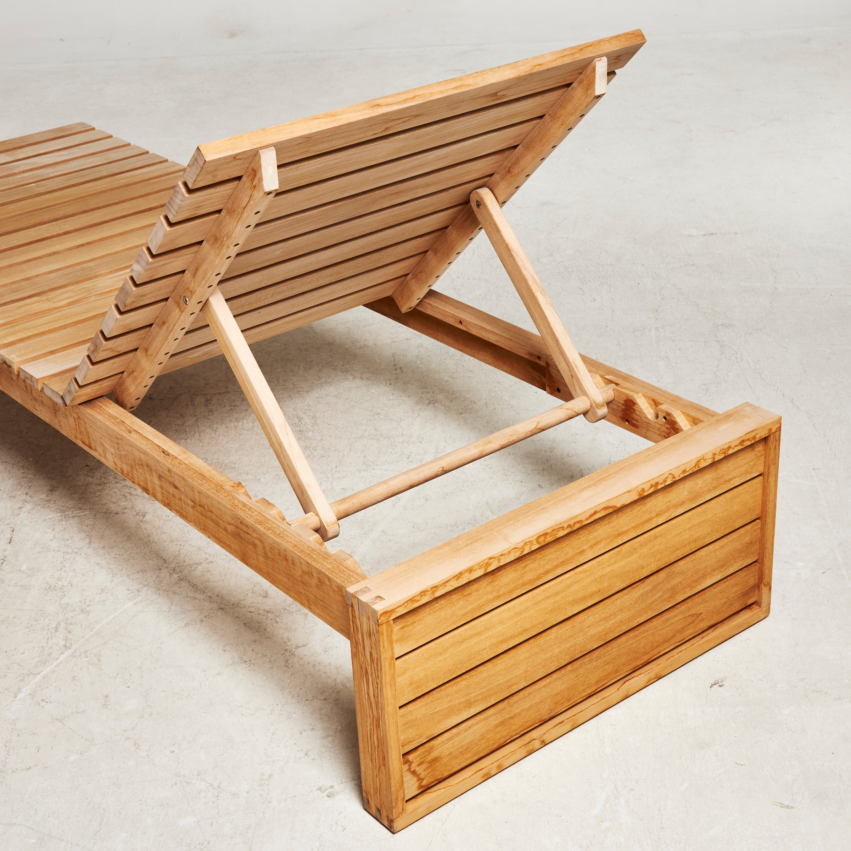 Images for 2508042. CHAIR, "Bk14", contemporary, untreated teak ...