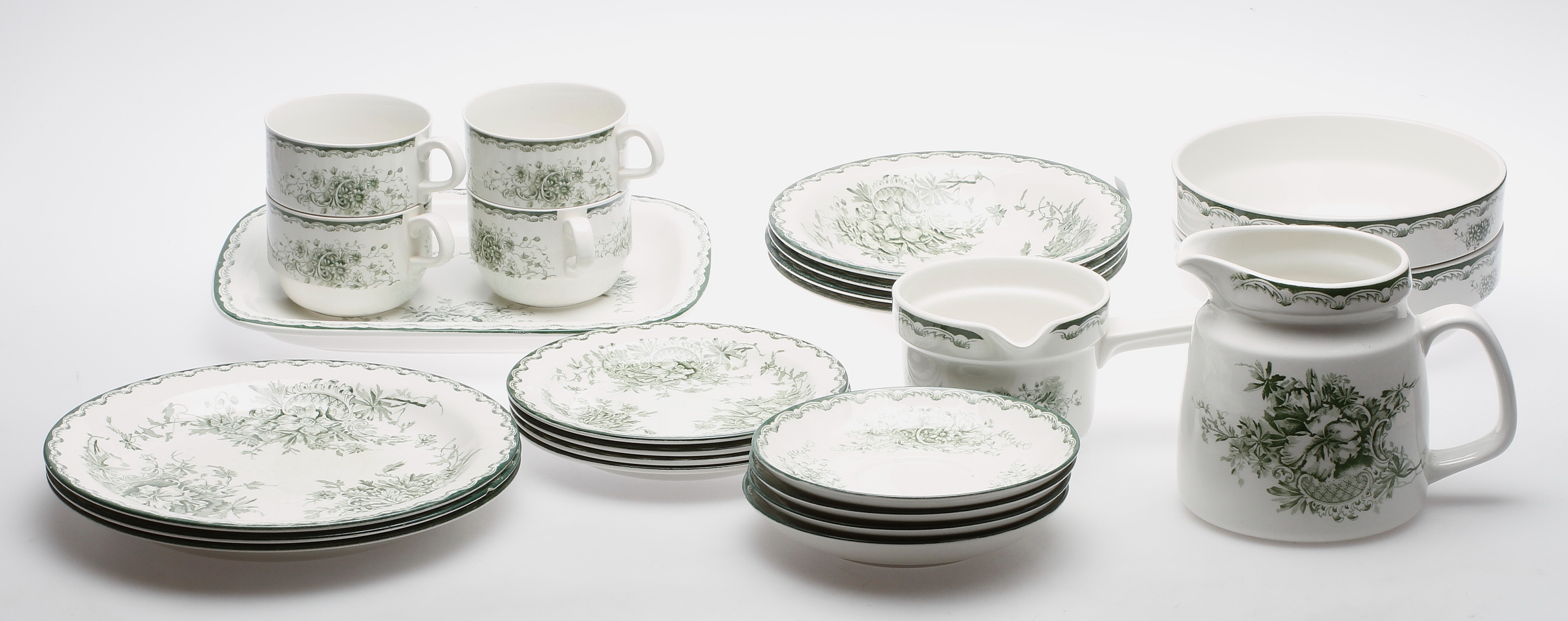 Images for 250840. SERVICE PARTS, flint goods, "Gröna Anna", Rörstrand ...