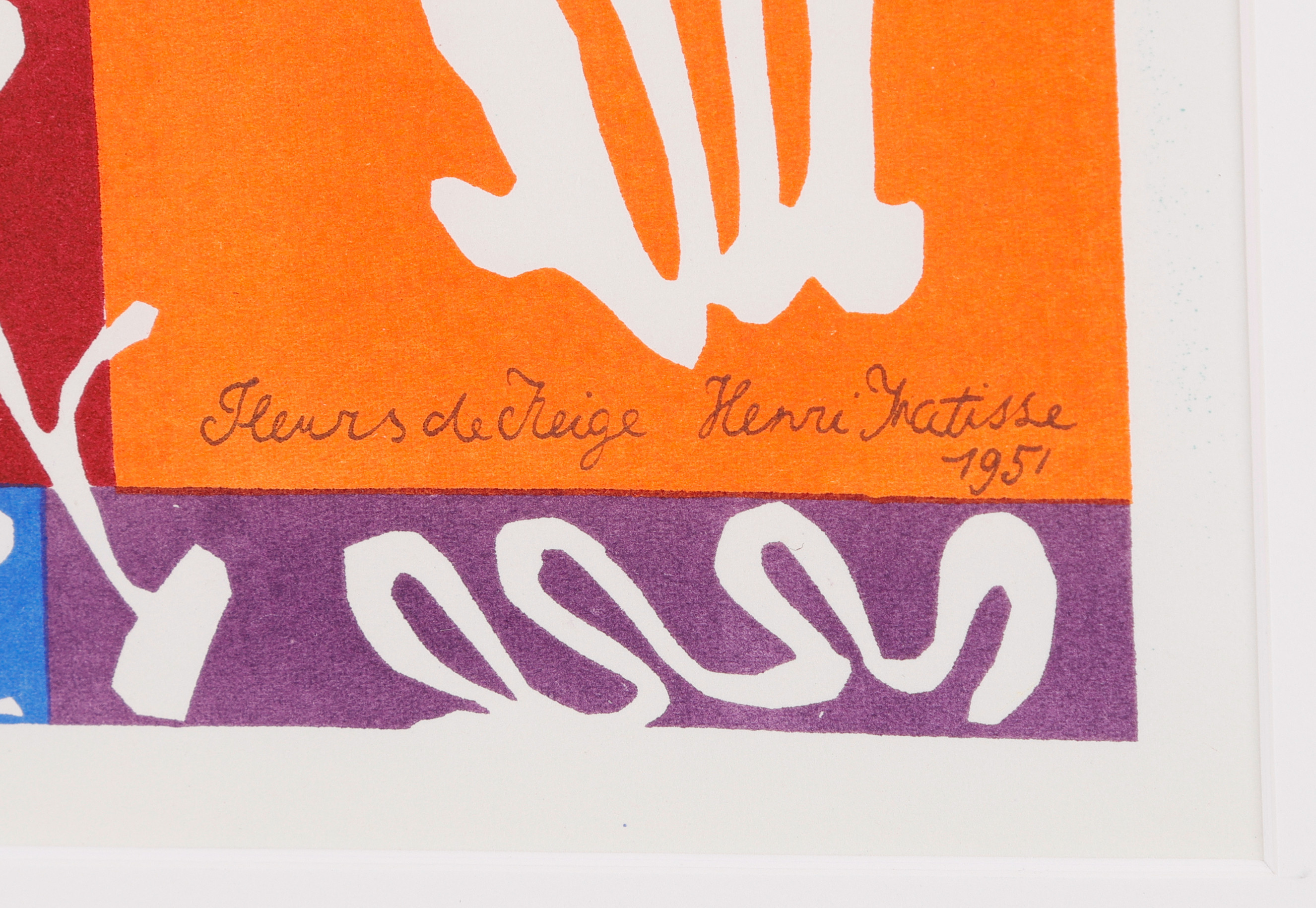 Images for 2509405. HENRI MATISSE. "Fleurs de neige", signed and dated ...