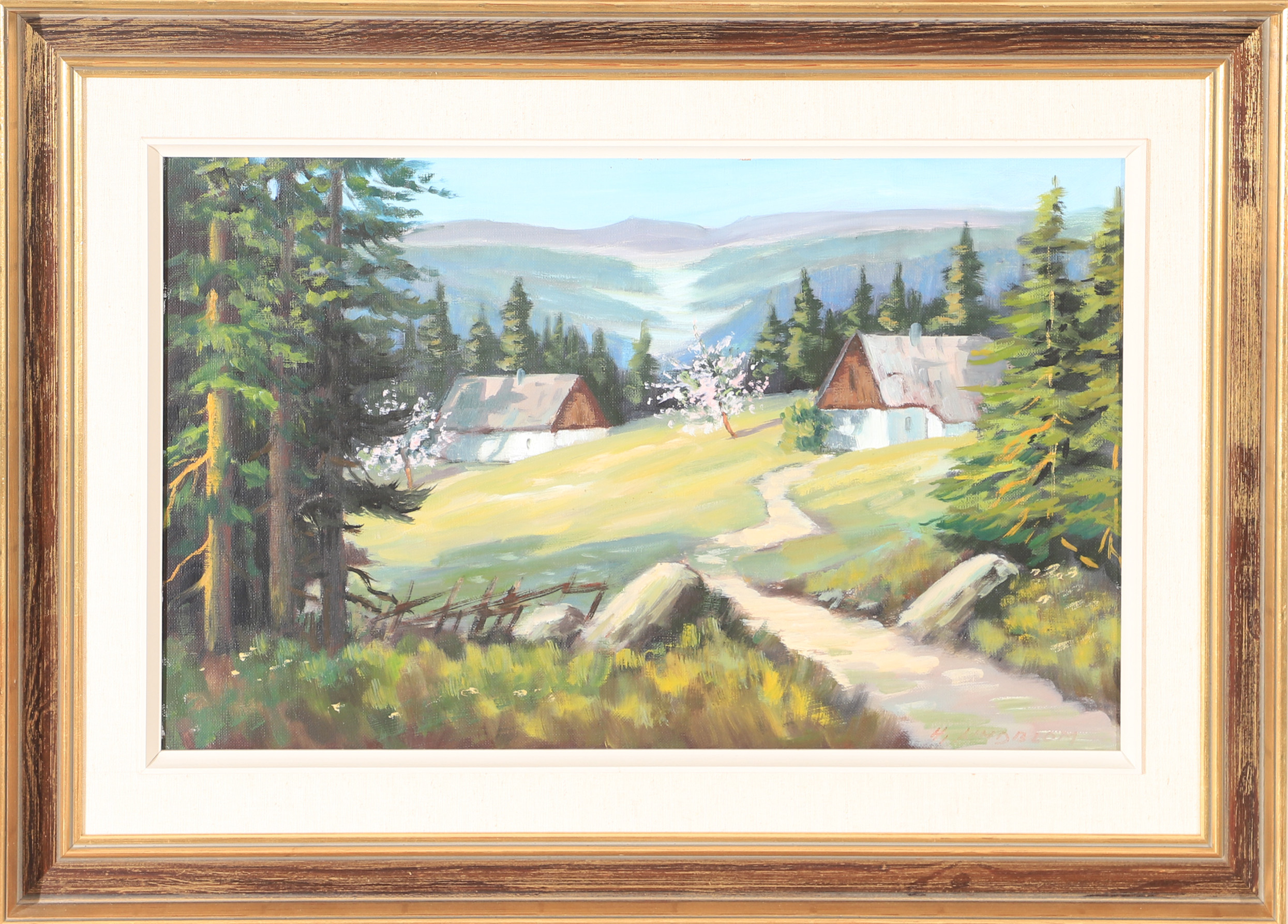 Images for 2509883. HJALMAR LINDBLOM. "Summer day on the ridge", oil on ...