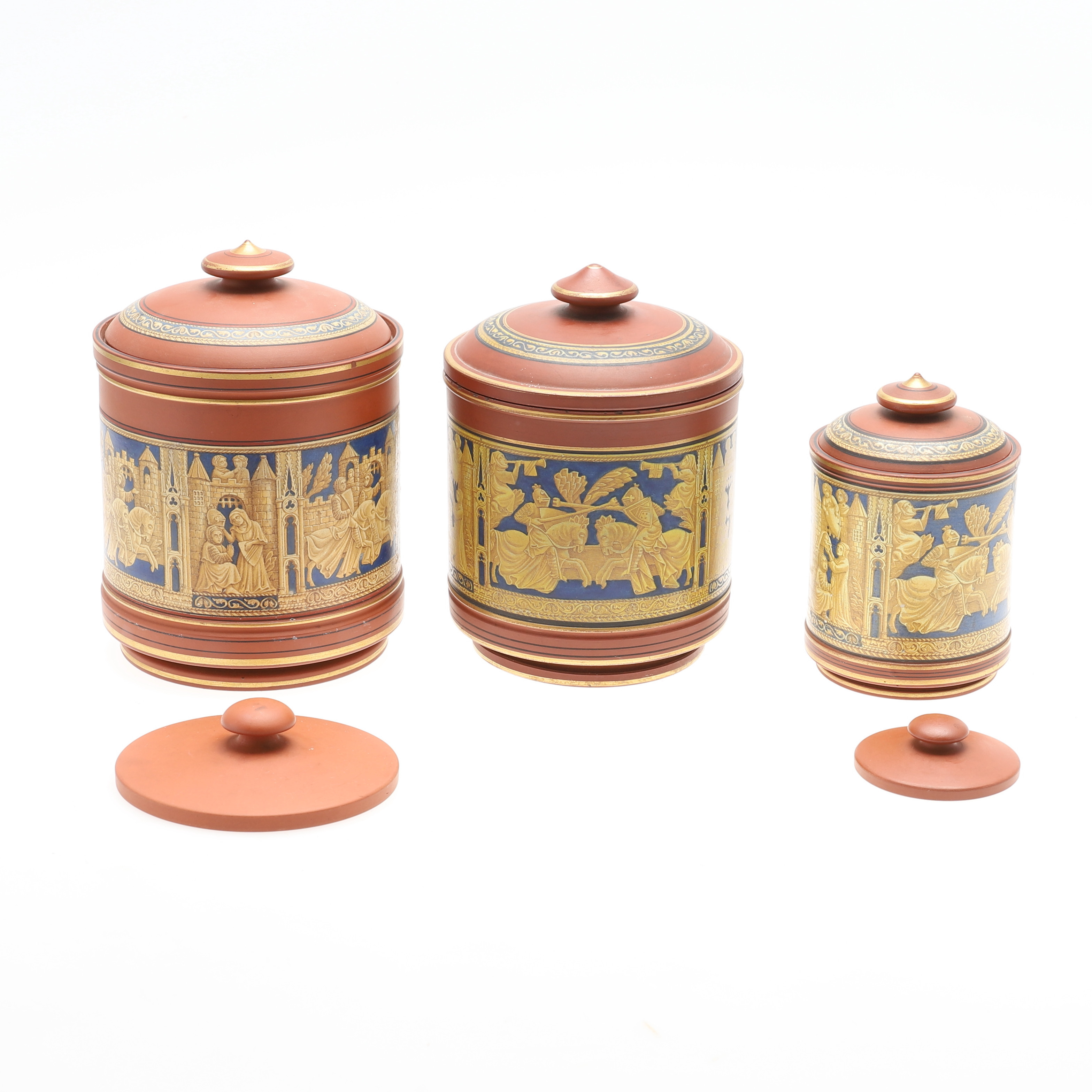 Images for 2510809. F & R PRATT. THREE VICTORIAN TERRACOTTA PRATTWARE ...