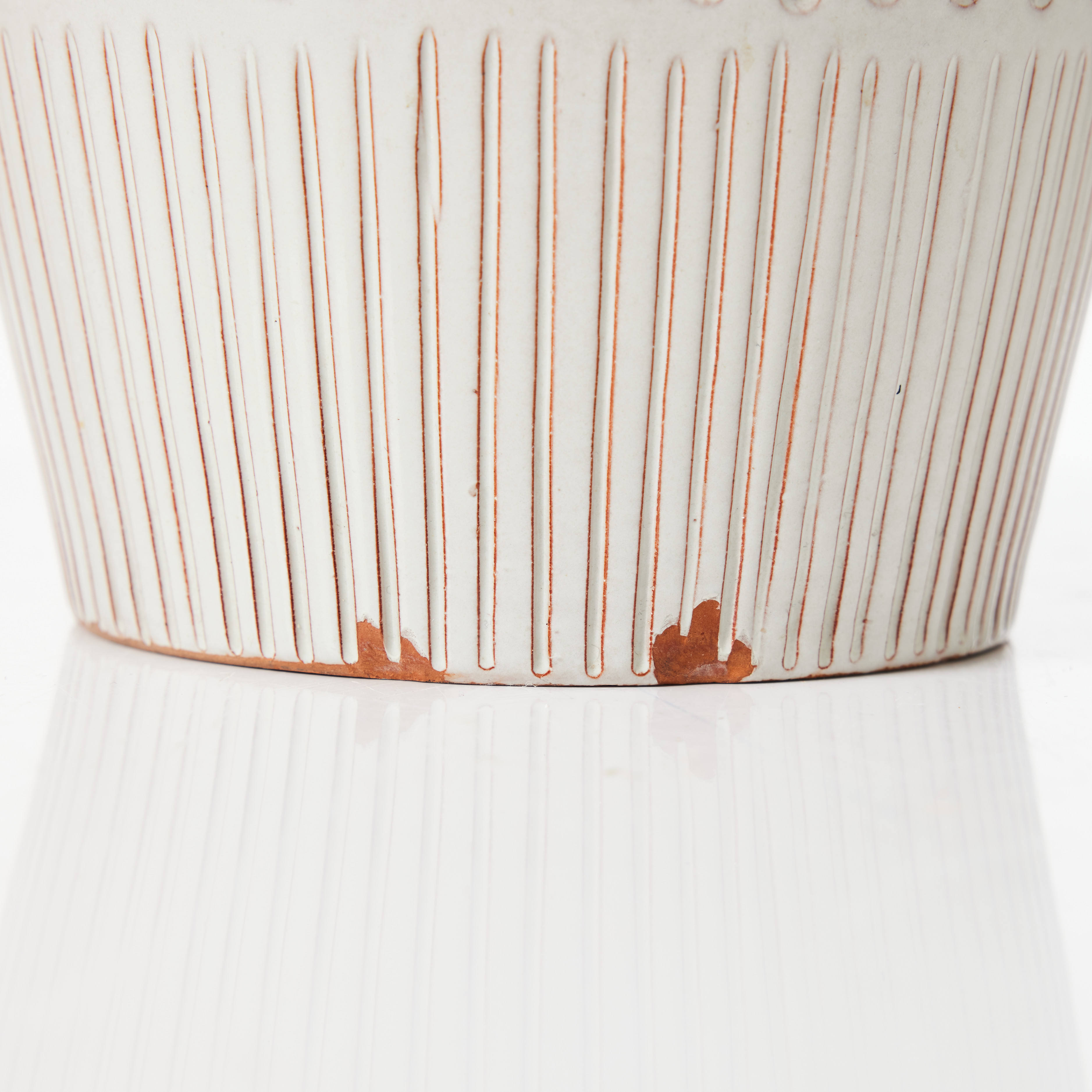 Images for 2511890. ANNA-LISA THOMSON. Floor vase, Upsala Ekeby, earthenware, glazed fluted ...