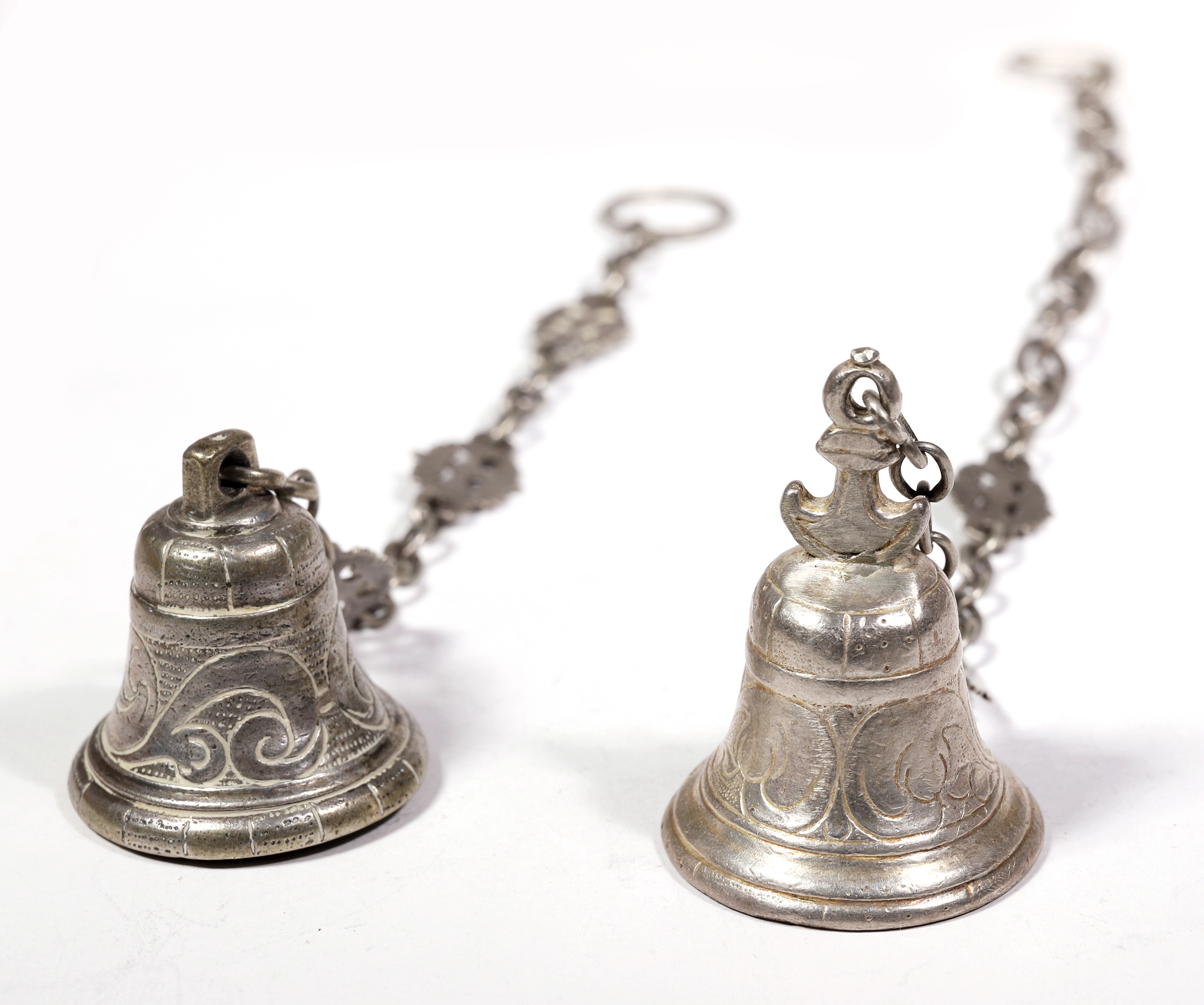 Images for 2512475. TWO SILVER BELLS. FIRST THIRD XVIII CENTURY ...