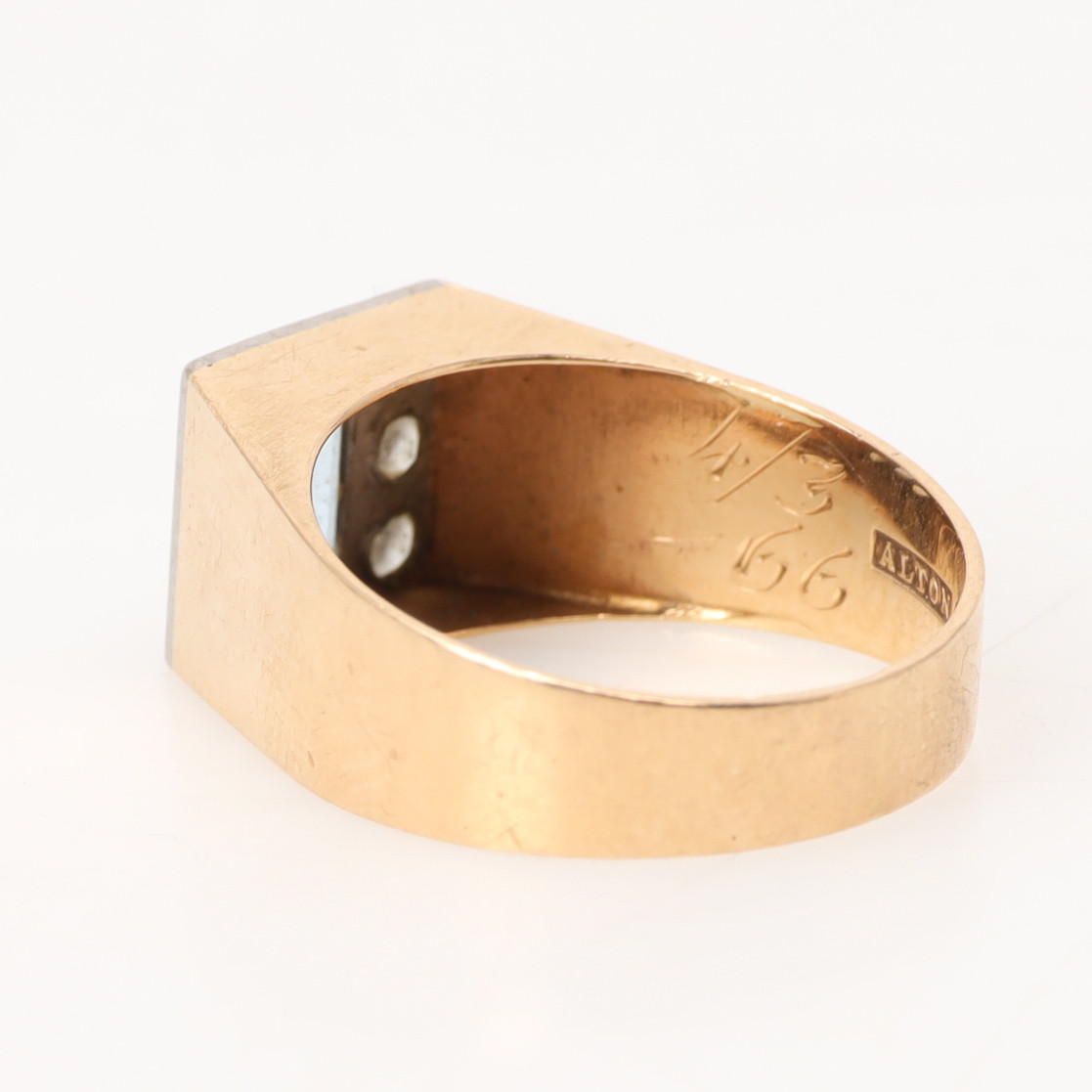 KLACKRING i 18 K guld. Smycken & Ädelstenar - Ringar - Auctionet