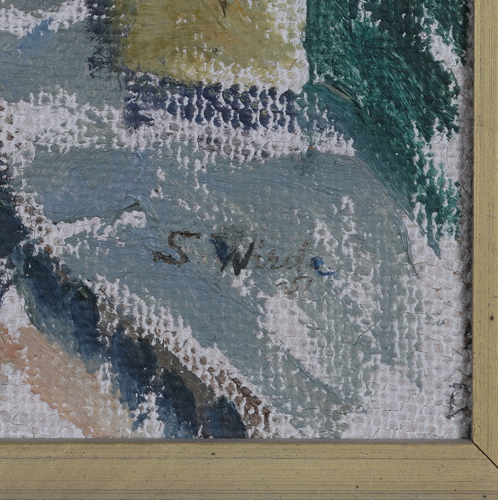 Images for 2514571. STIG WIRDE. Oil on Board, "Southern motif", signed ...