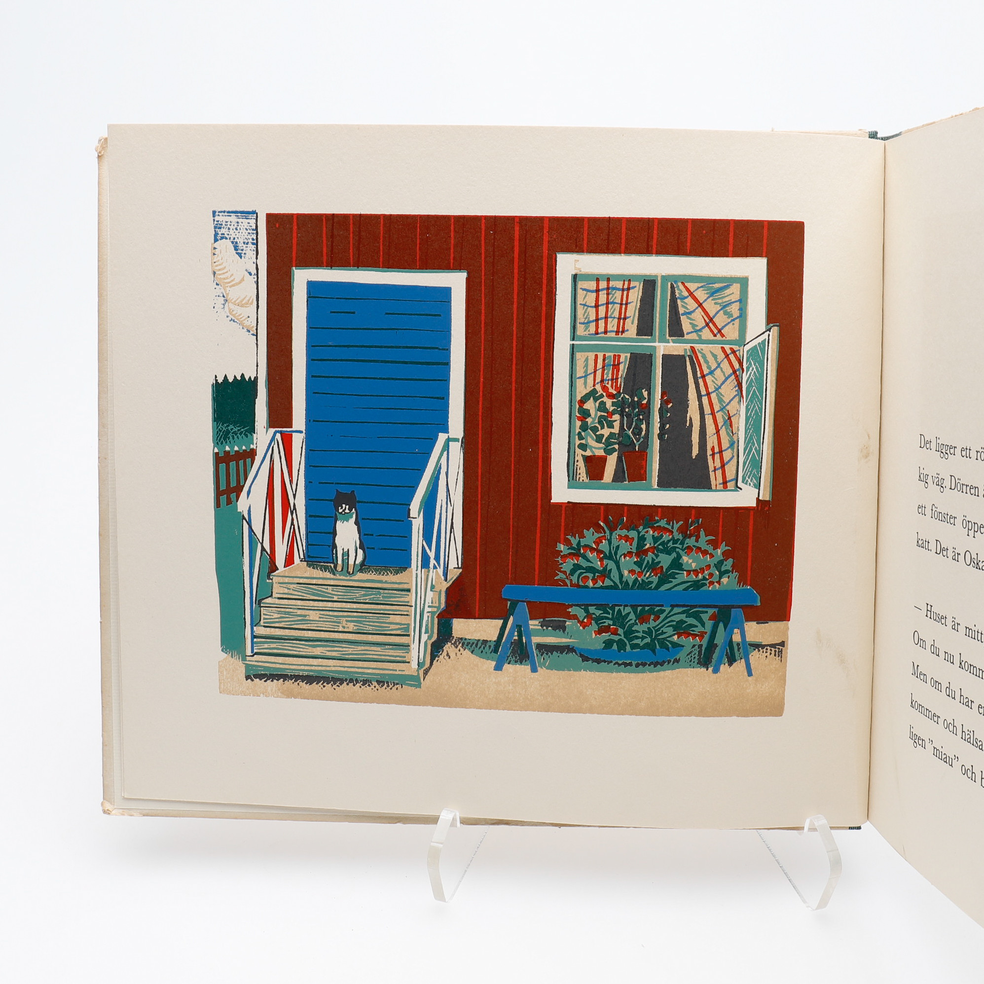 Bilder för 2517025. EVA VON ZWEIGBERGKS OCH SVEN LJUNGBERGS OSKAR KATT ILLUSTRERAD MED ...