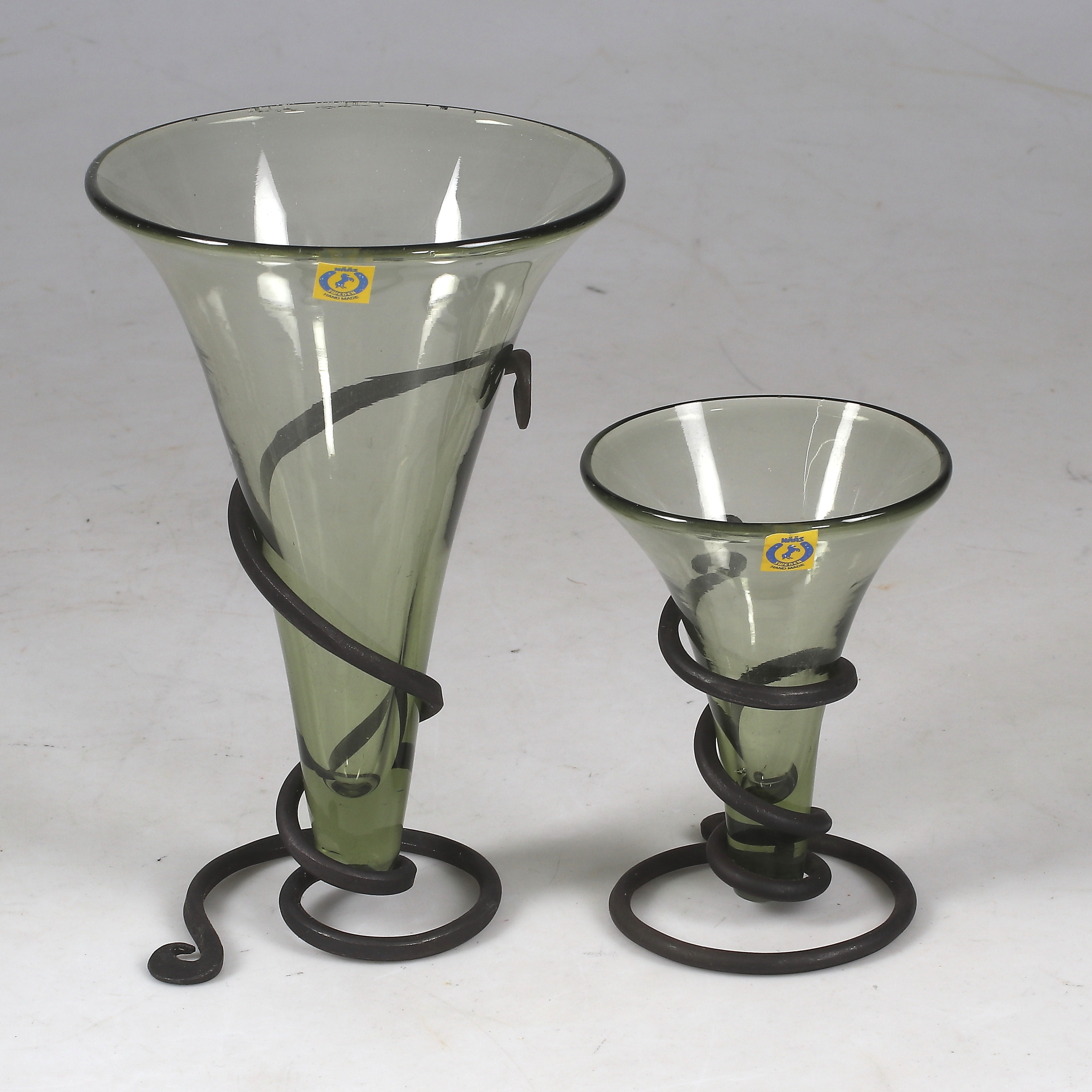 Images for 2517590. WINE GLASS, 11 pcs, in blacksmith stand, Nääs ...