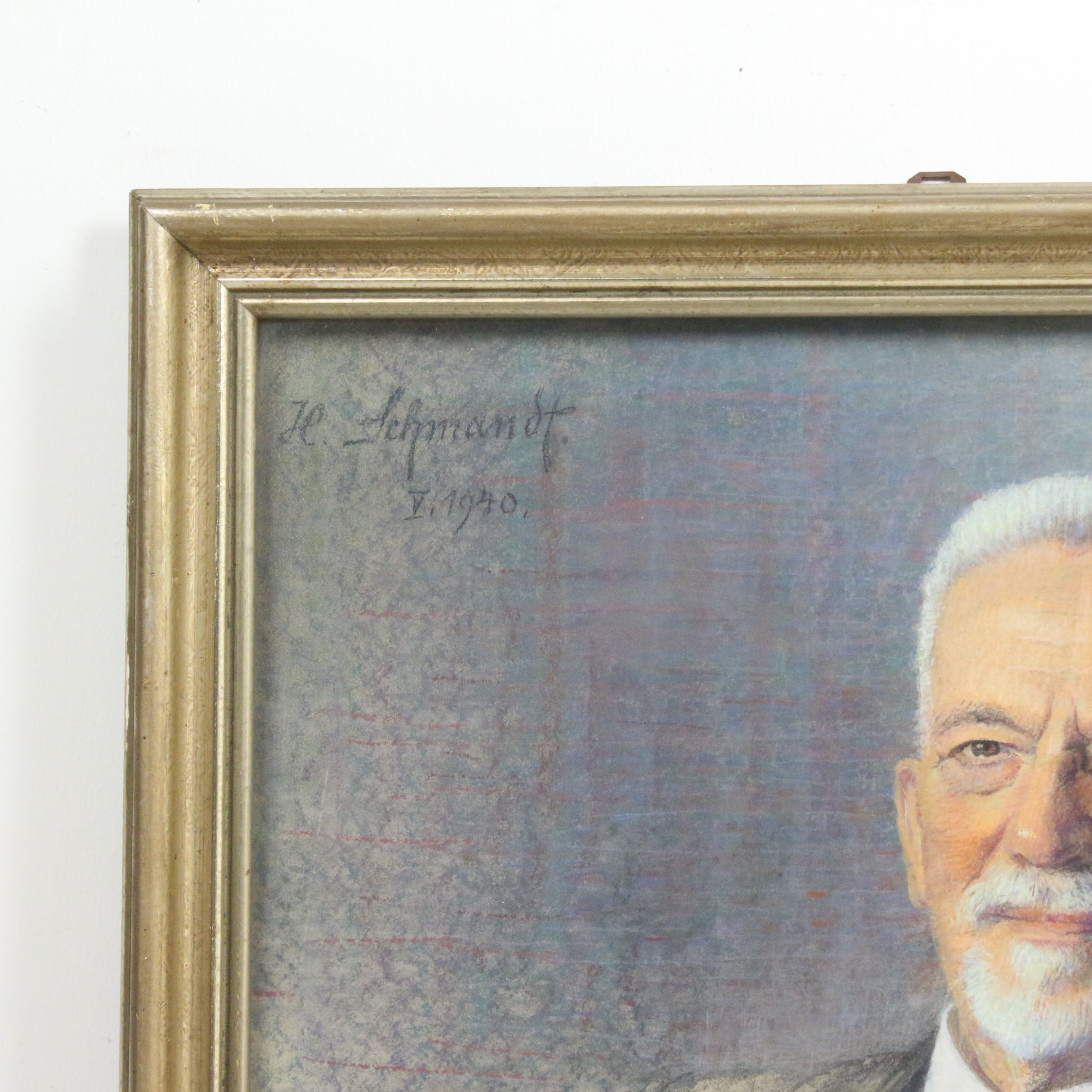 Images for 2518848. H. SCHMANDT. 'Portrait', 1940, mixed media, signed ...