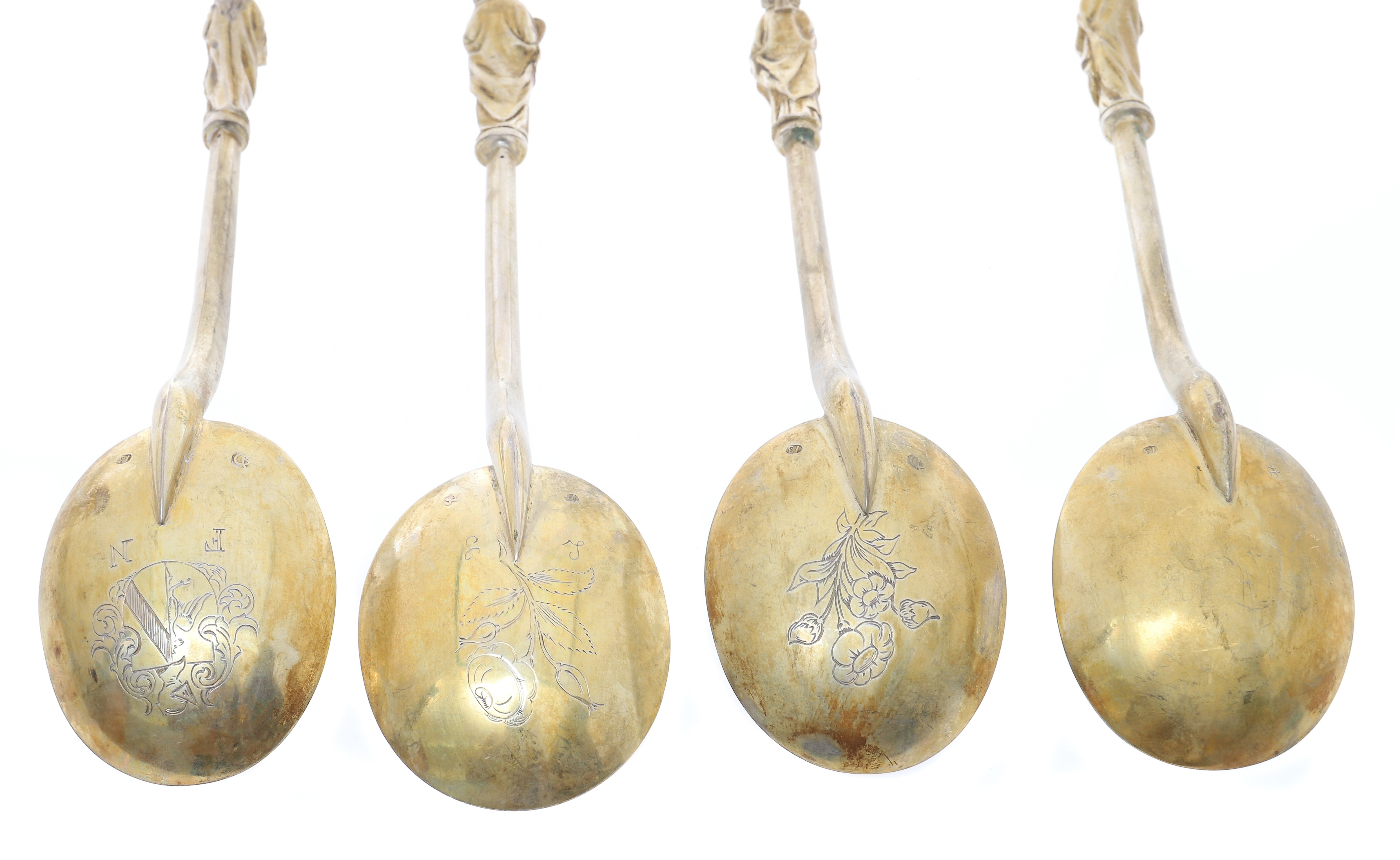 Images for 2522502. A COLLECTION OF FOUR AUSTRO-HUNGARIAN SILVER GILT ...