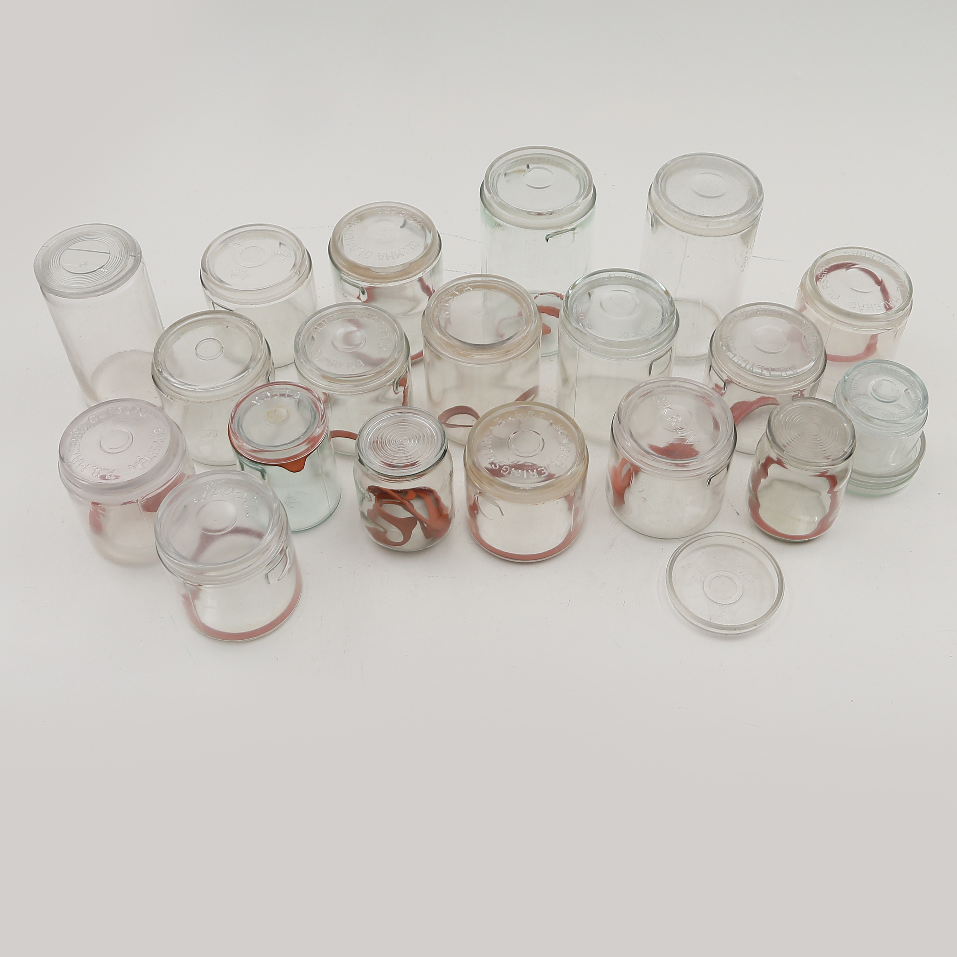 Bilder för 2522947. GLASBURKAR för konservering, olika glasbruk, Kosta ...