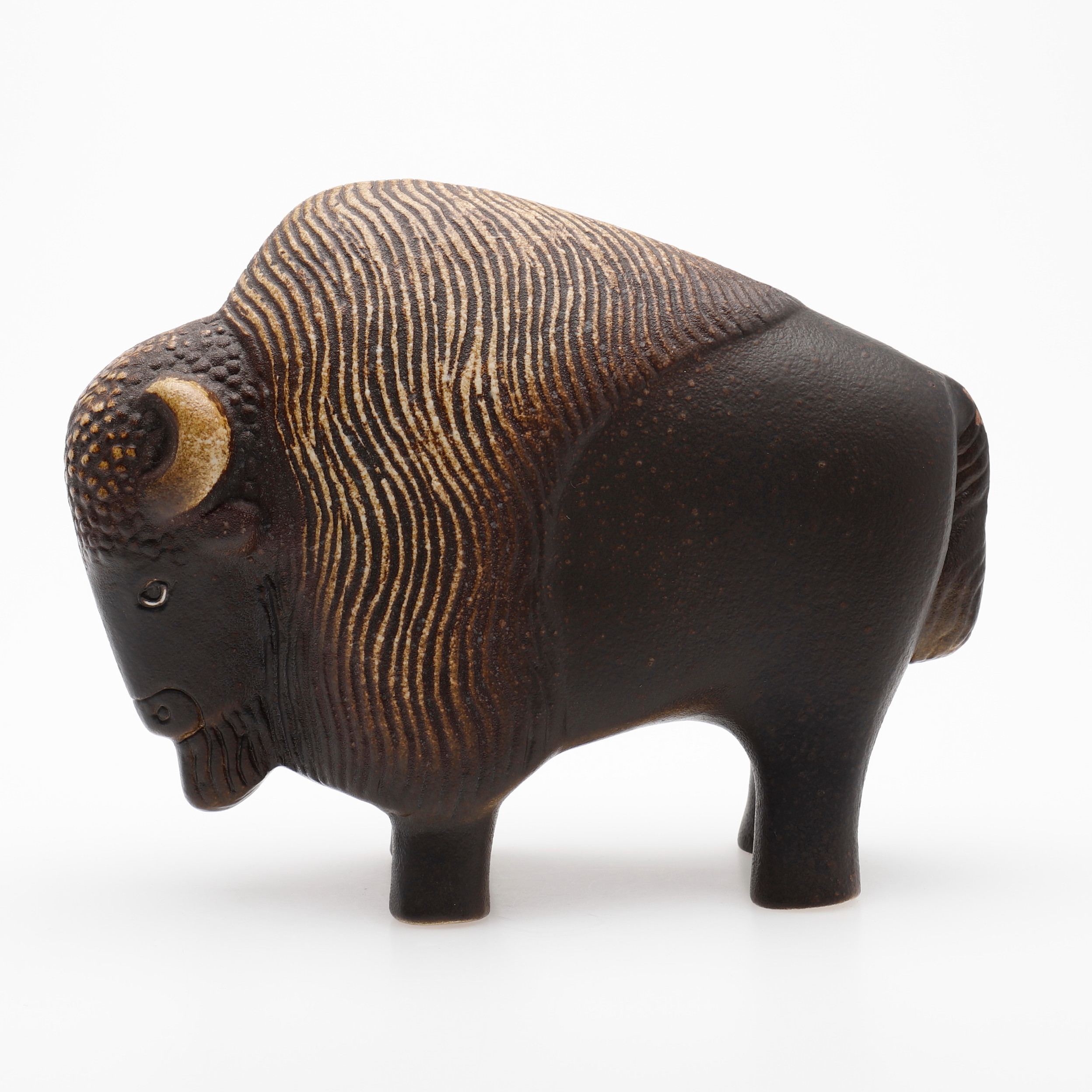Images for 2524935. LISA LARSON. FIGURE IN THE SHAPE OF BISONOXE ...