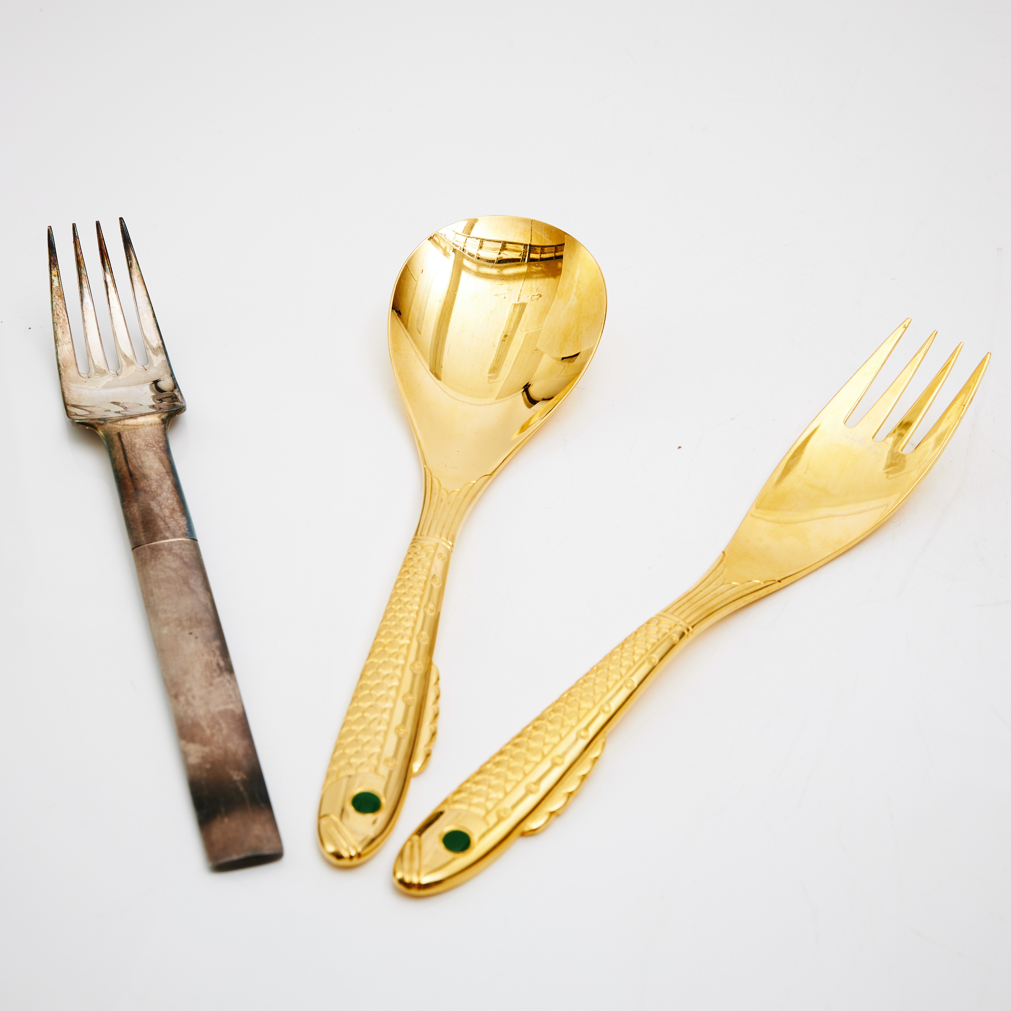 Images for 2532504. GUNNAR CYRÉN. "Nobel", fish cutlery, a pair of ...