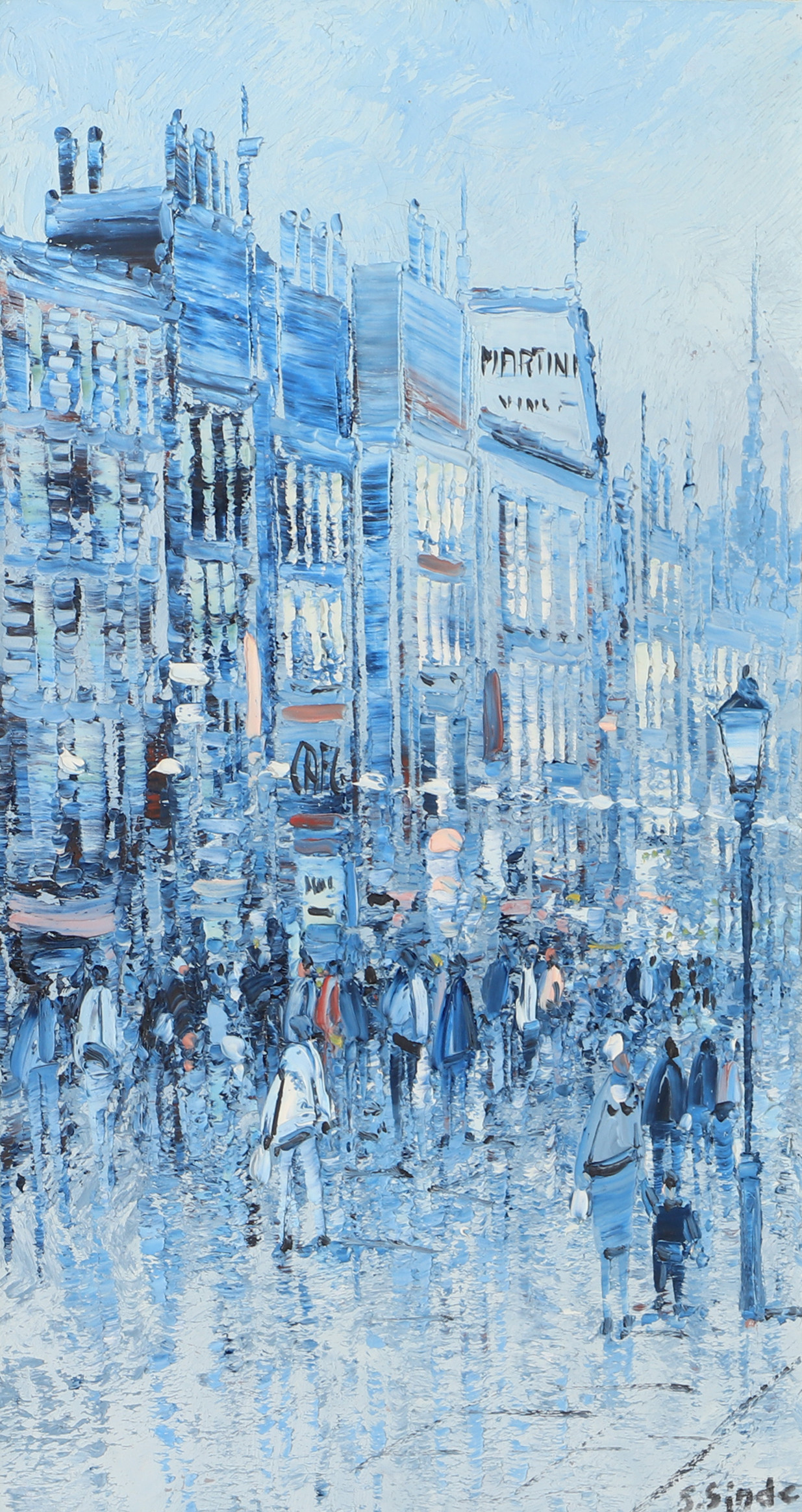 Images for 2534111. SVEN SINDE. Paris motif, oil on canvas, signed ...