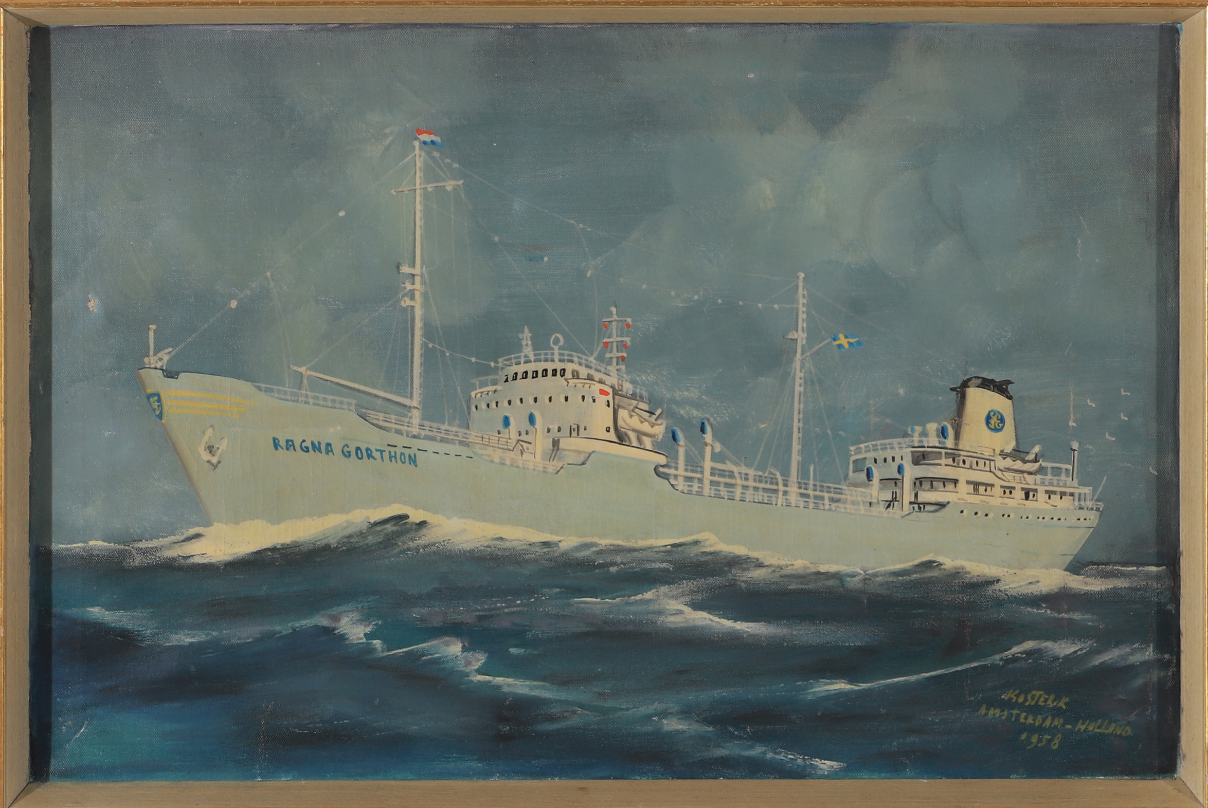 Images for 2536712. KLAAS KOSTER. Ragna Gorthon, oil on canvas, signed ...