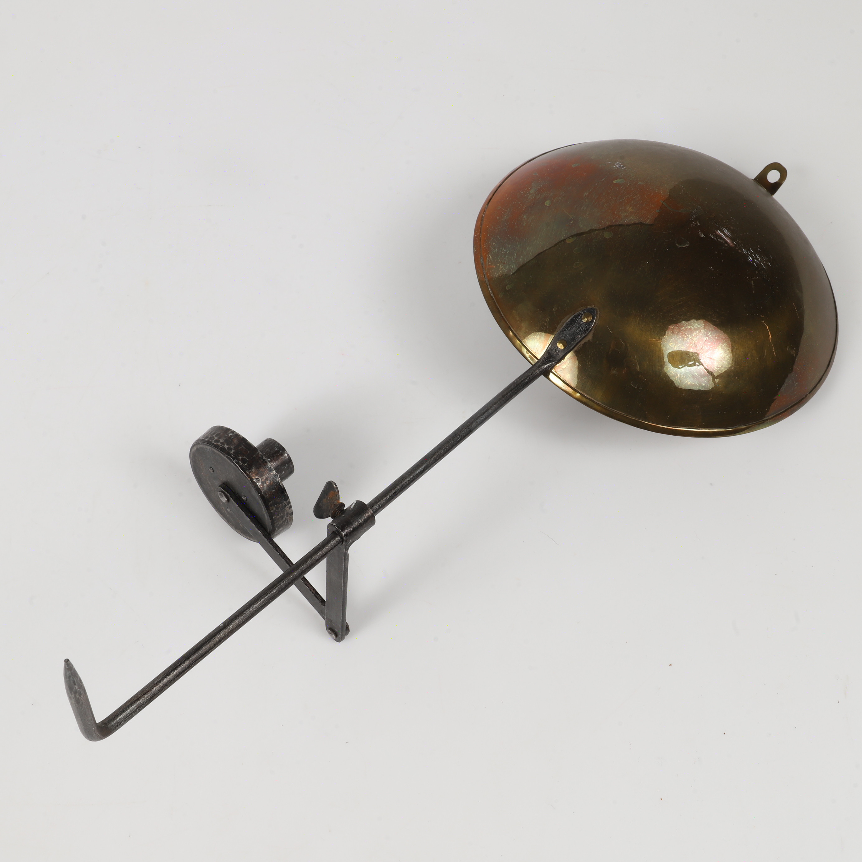 Images for 2537069. E W ASPLIND. Wall sconces, 1 pair, brass/ hammered ...