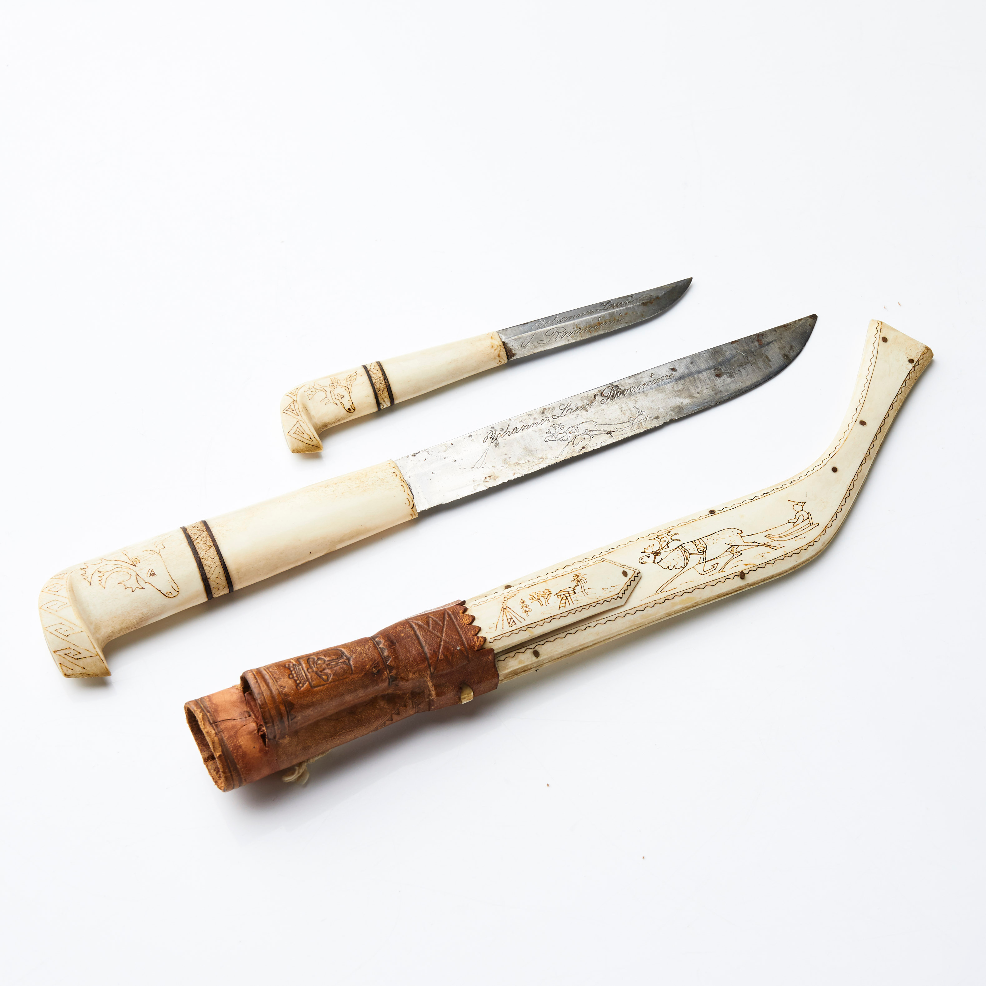 Images for 2537963. JOHANNES LAURI. double knife, puukko, Rovaniemi ...